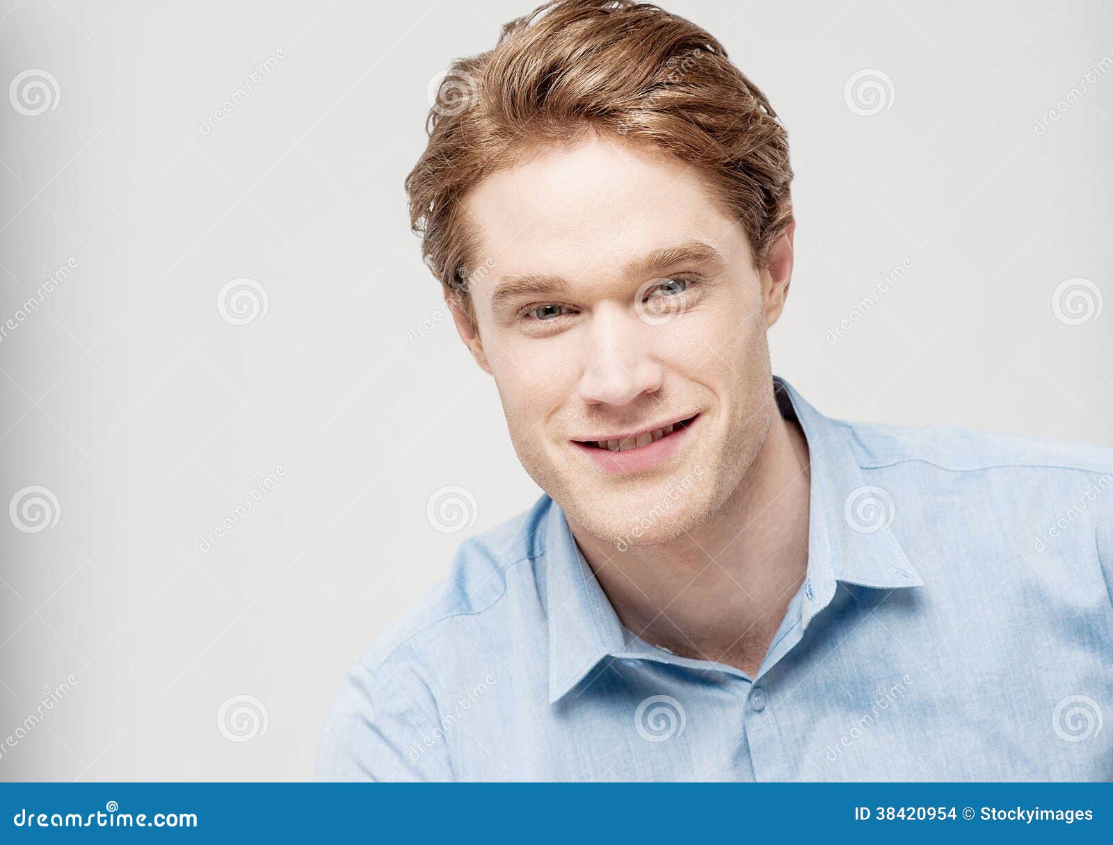 Studio Shot of Smart Young Guy Stock Photo - Image of model, human ...