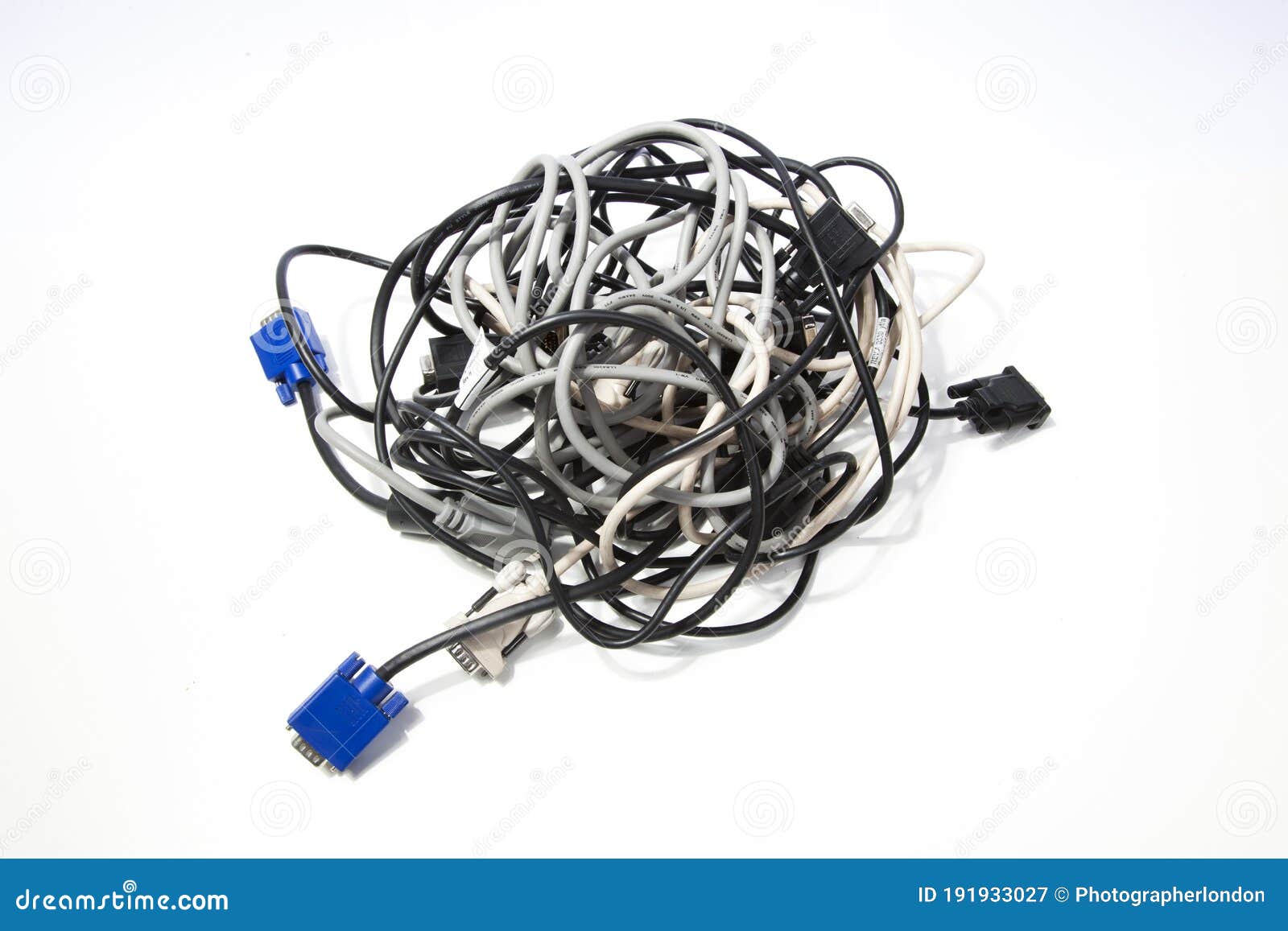 Tangled Cables Royalty-Free Stock Photo | CartoonDealer.com #46073115