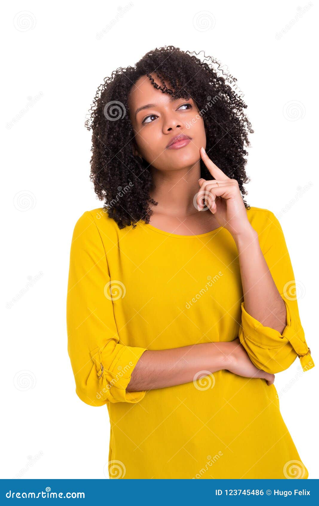 Hum... Let Me Think about this Stock Photo - Image of imagination ...