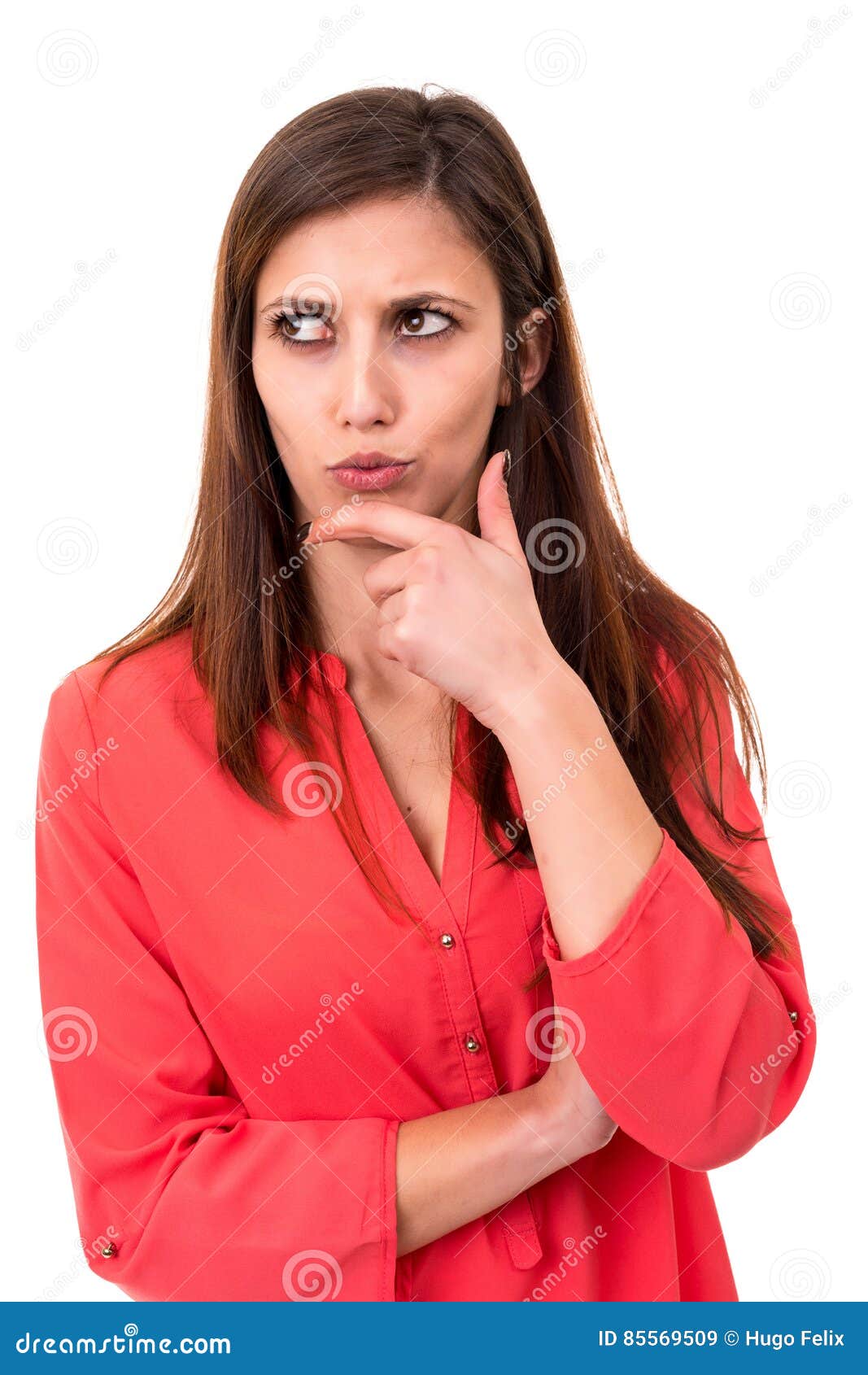 Hum... Let Me Think about this Stock Image - Image of eyewear ...