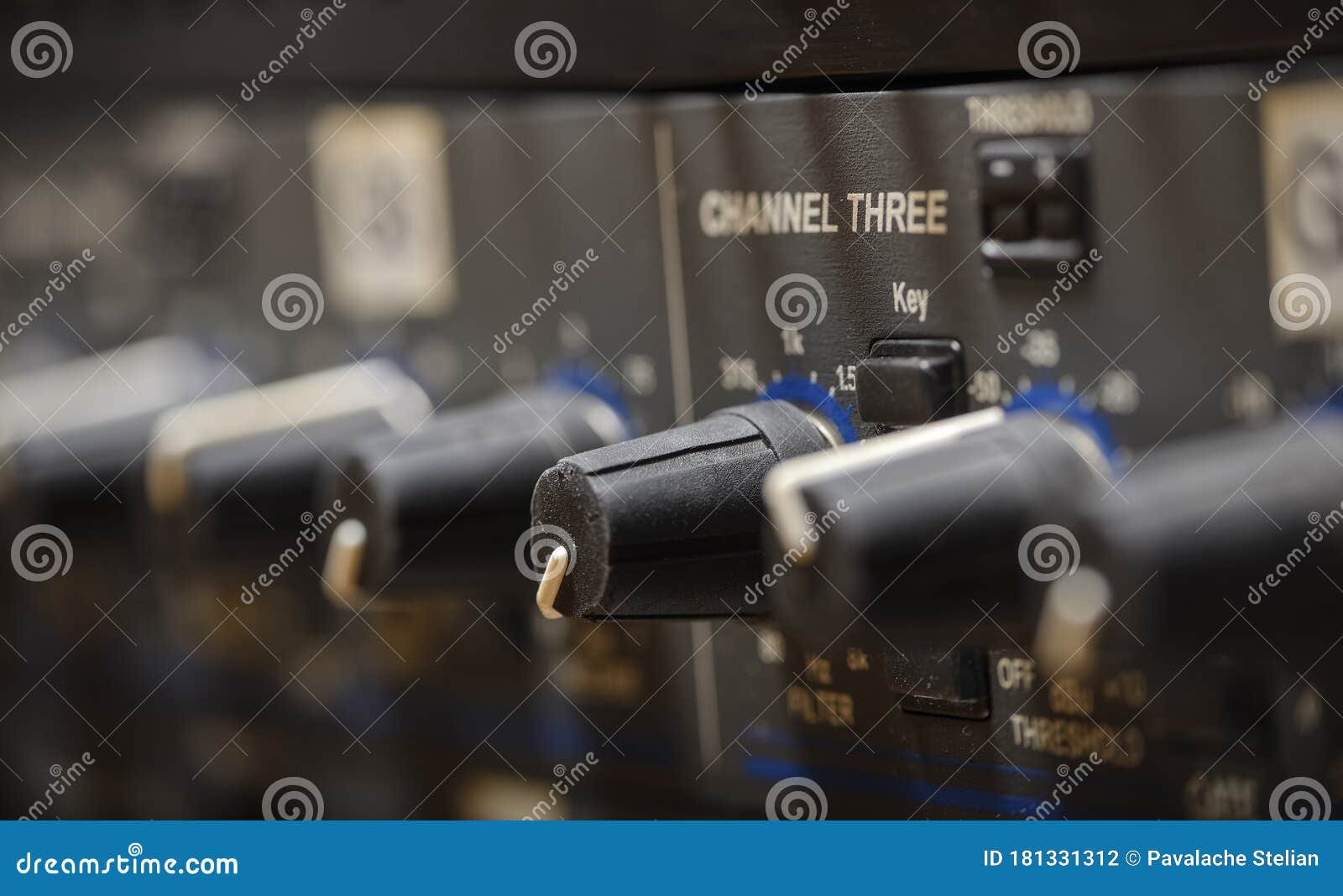 Studio Sound Processor with with Compressors, Preamplifiers and Audio ...