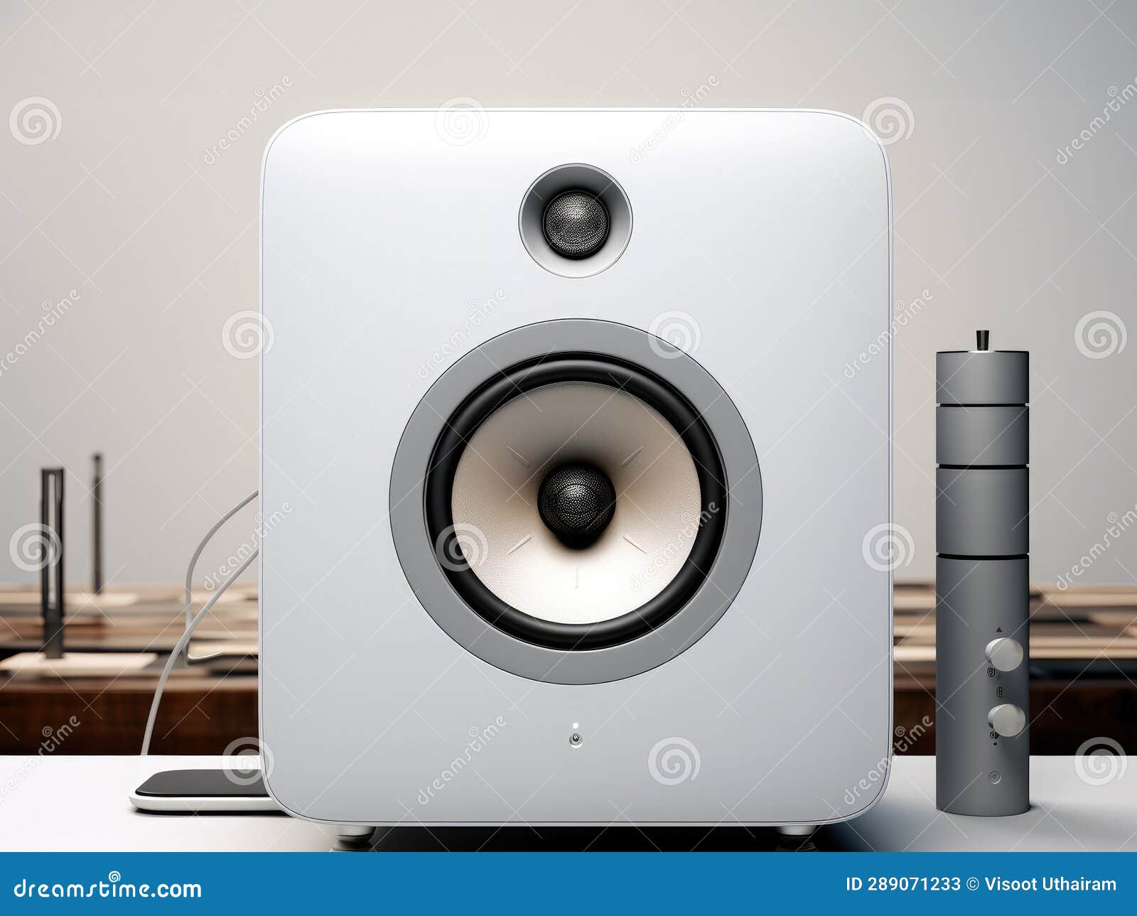 Studio Speaker, Stereo Loudspeakers Stock Illustration - Illustration ...