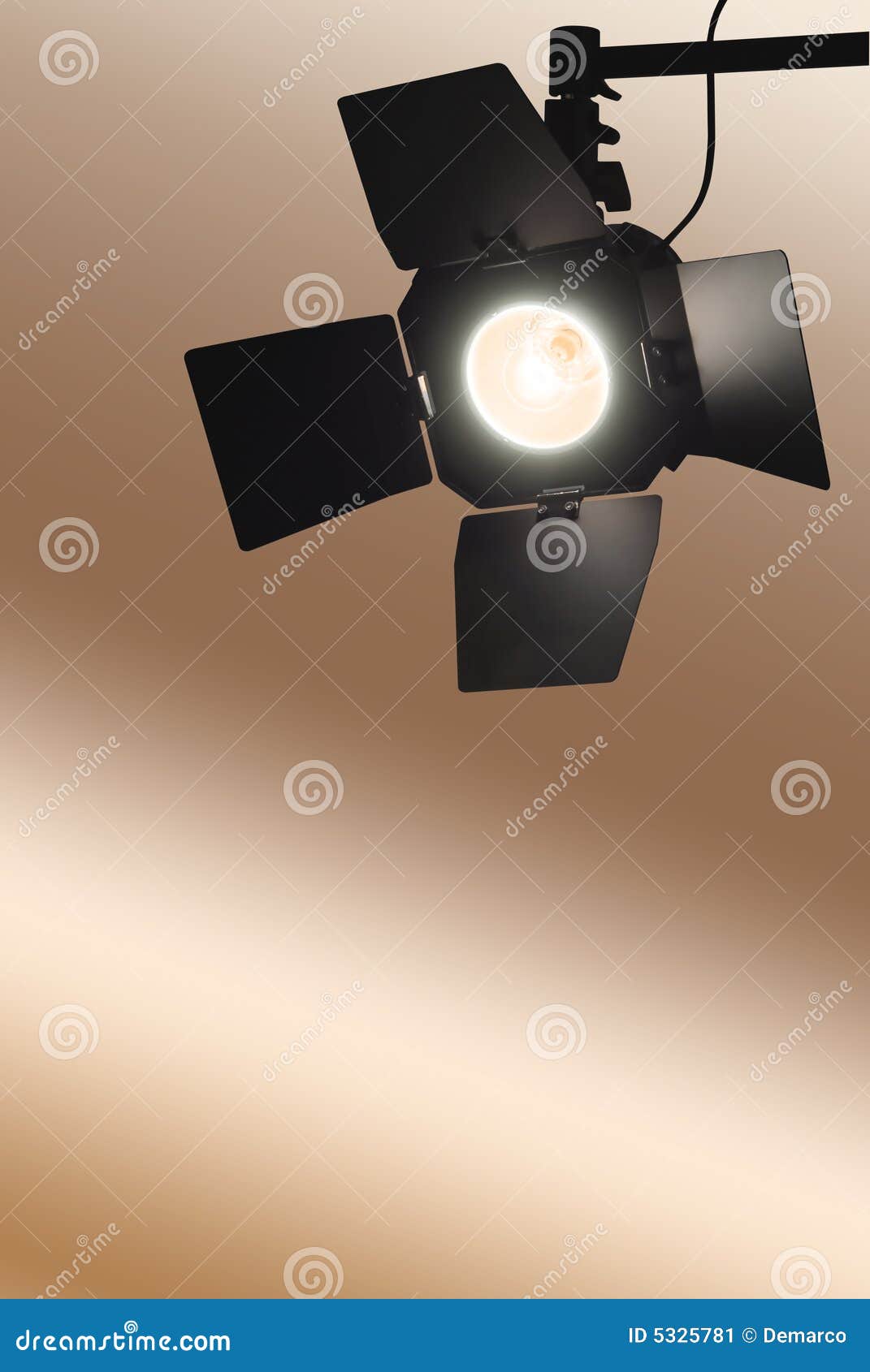 Studio Spot Light stock image. Image of spot, shiner, valvular - 5325781