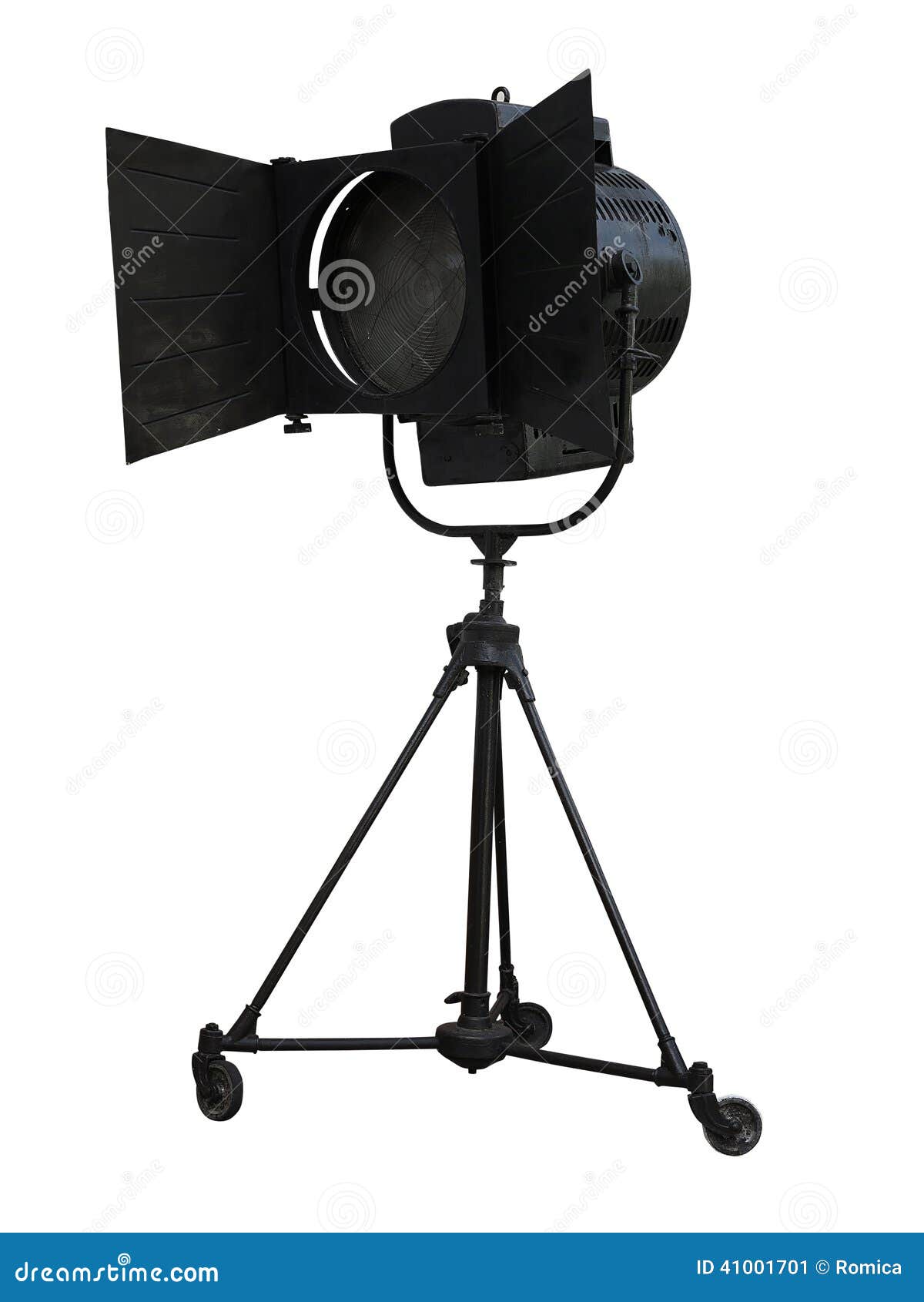 Studio Spotlight Lighting Equipment Isolated on White Stock Image ...