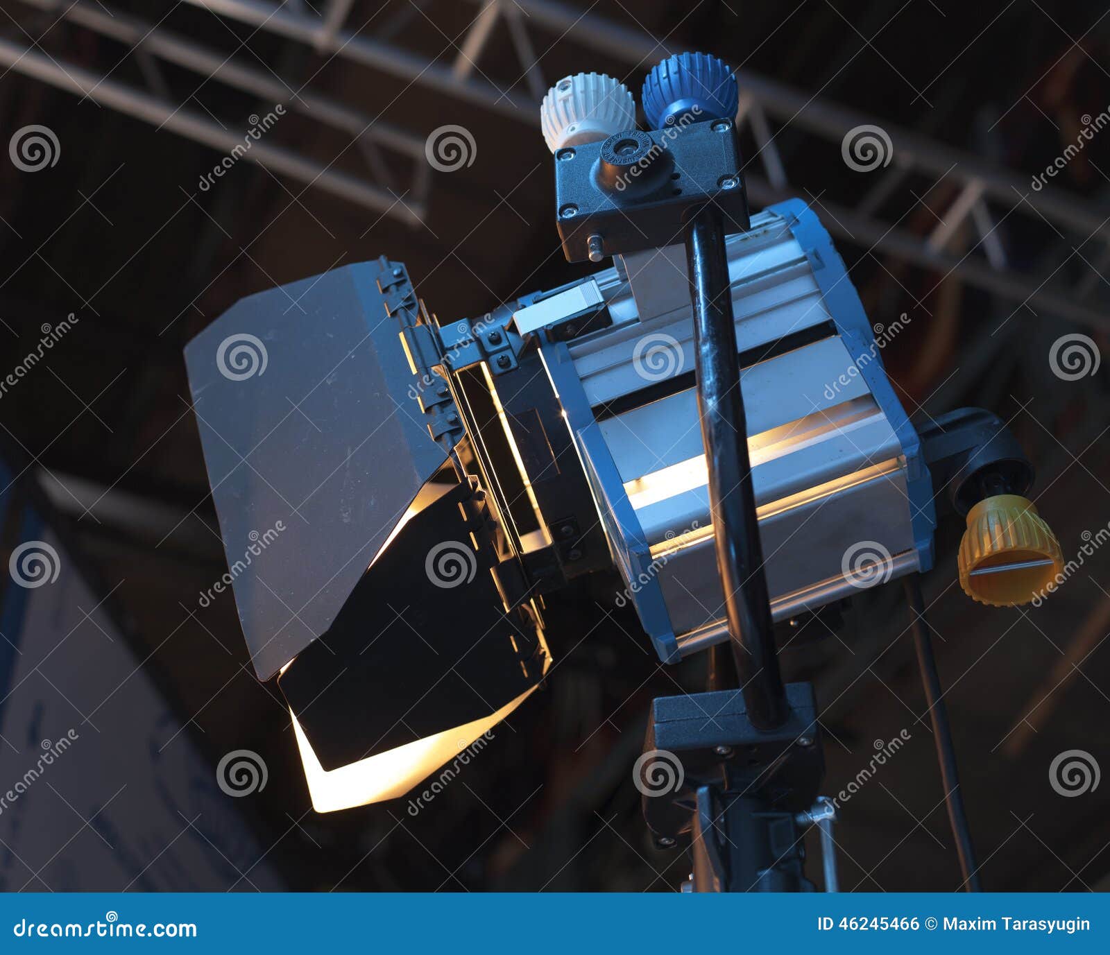 Studio Spotlight or Stage Light Stock Photo - Image of classical, black ...