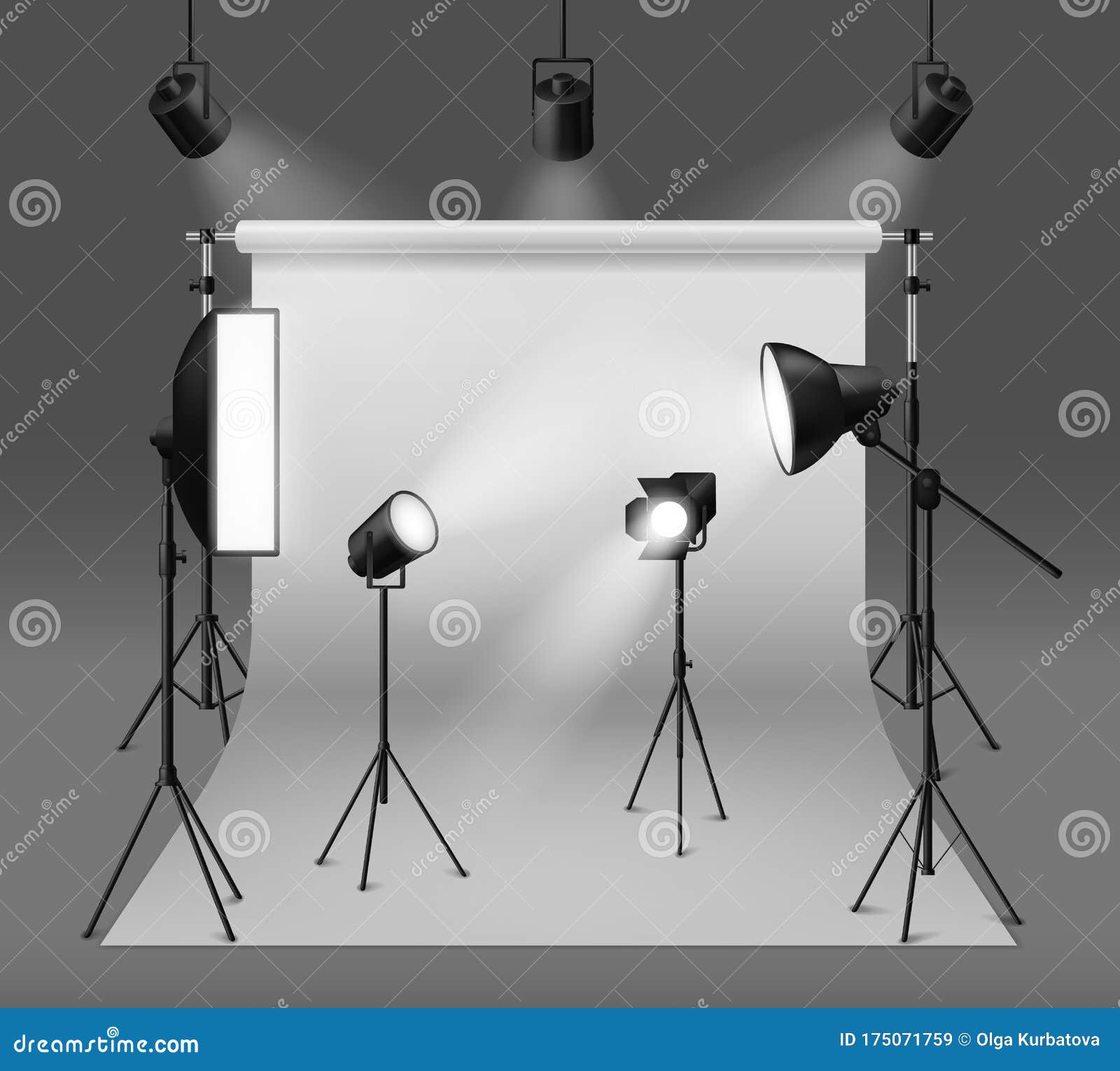 Spotlights Realistic Transparent Background For Show Contest Or ...