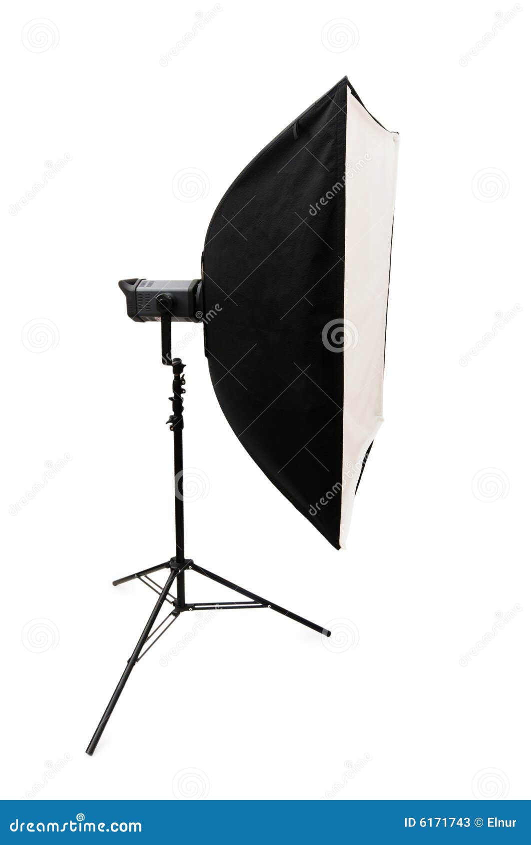 Studio strobe isolated stock image. Image of black, photographic - 6171743