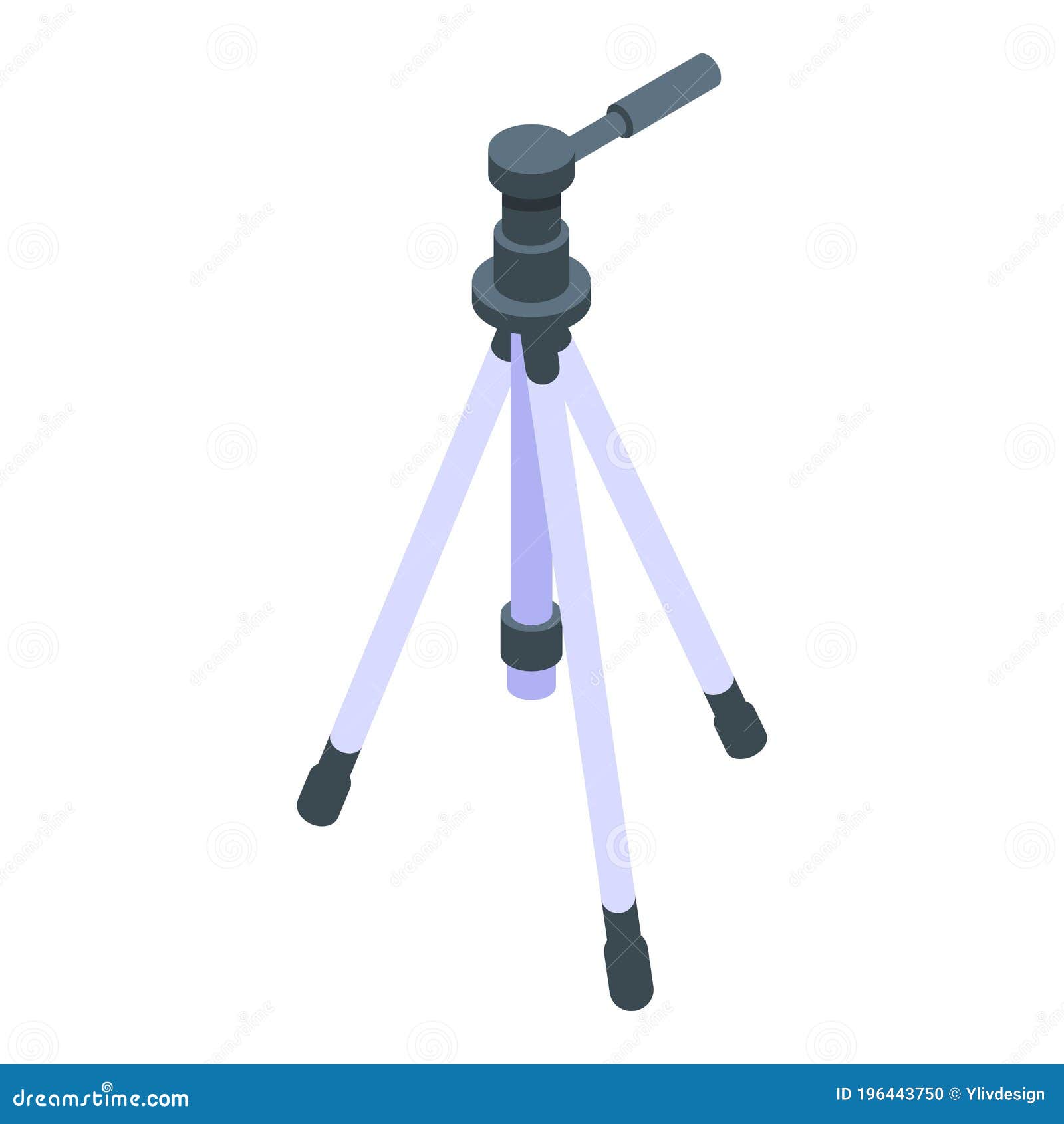 Studio Tripod Icon, Isometric Style Stock Vector - Illustration of ...