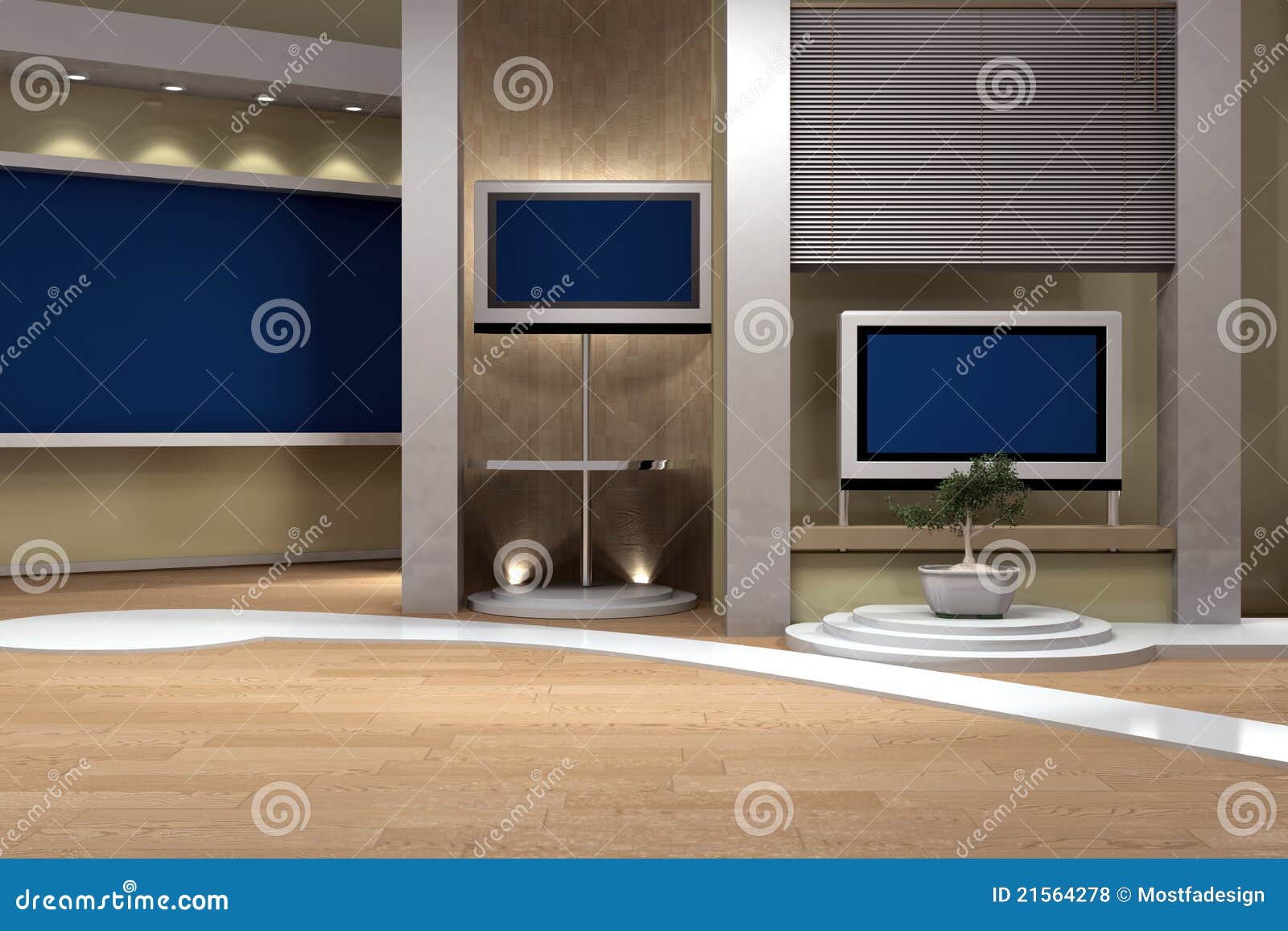 Studio Background - Gradient Luxury Dark Blue Horizontal Studio Room ...