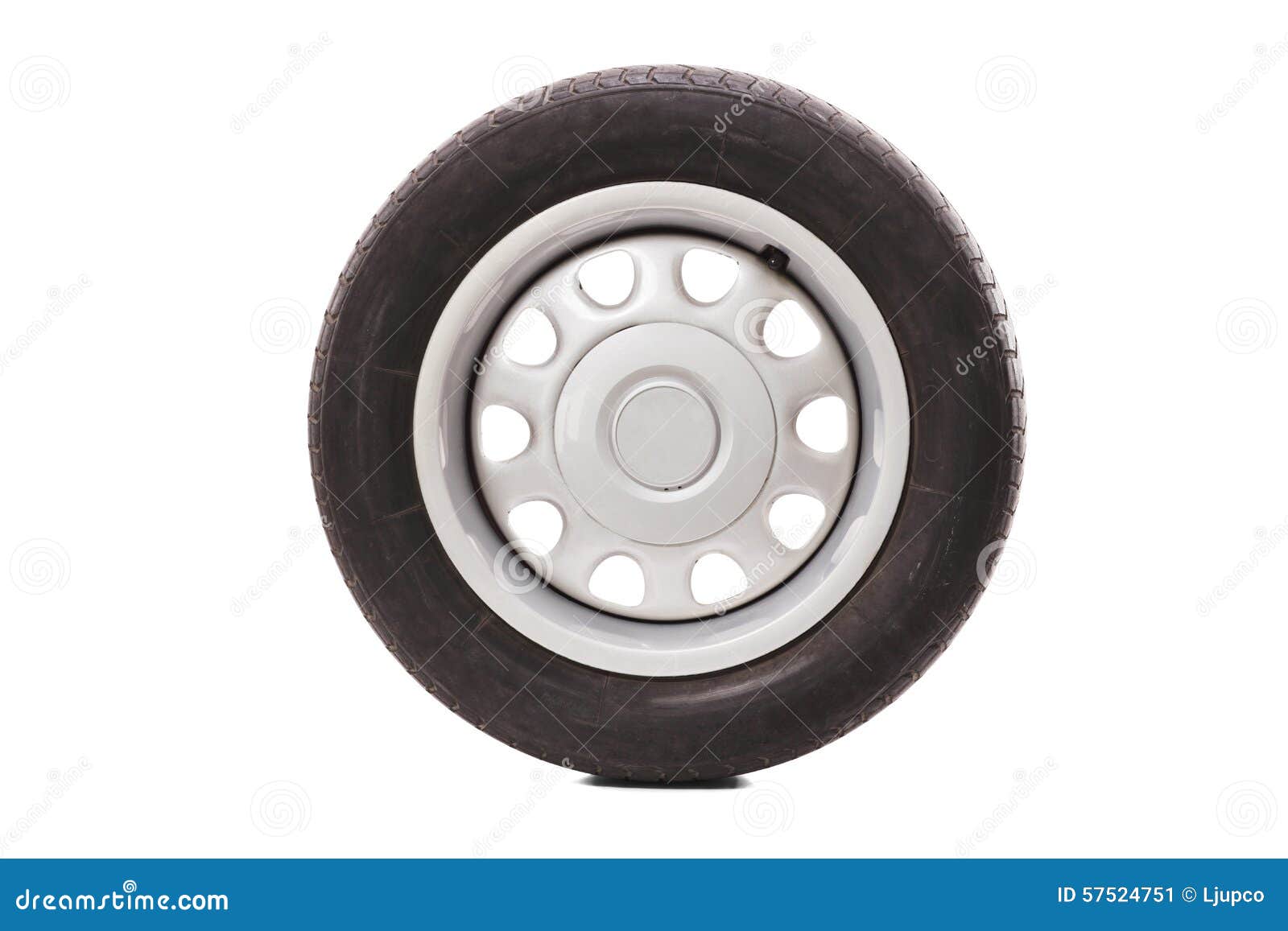 Studio Van Een Autoband Die Wordt Geschoten Stock Afbeelding - Image of ...