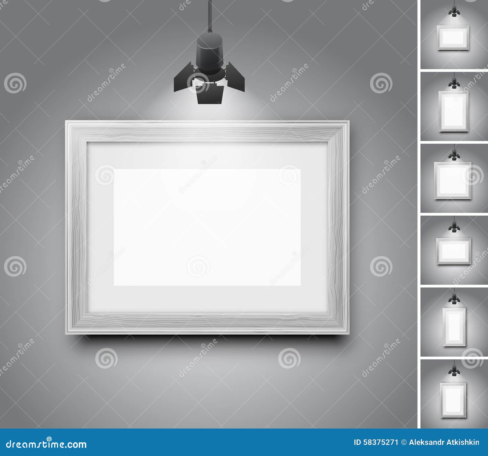Studio wall stock vector. Illustration of white, space - 58375271