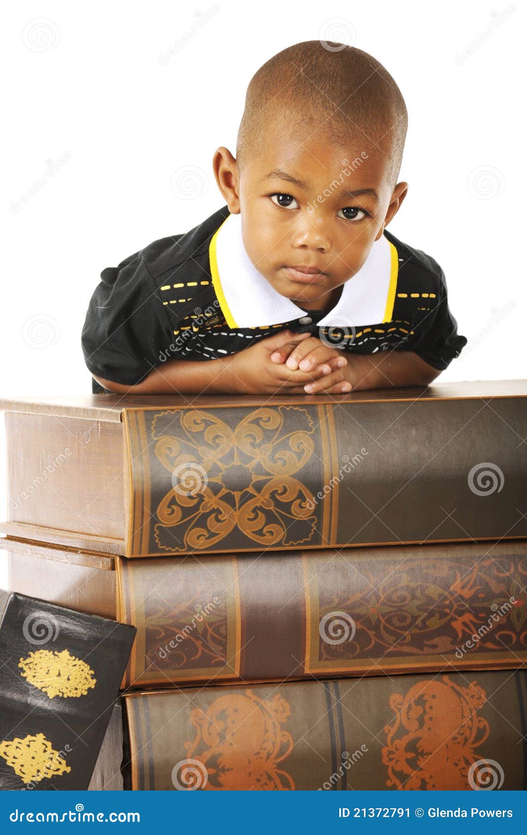 Studious Boy stock image. Image of american, pile, large - 21372791