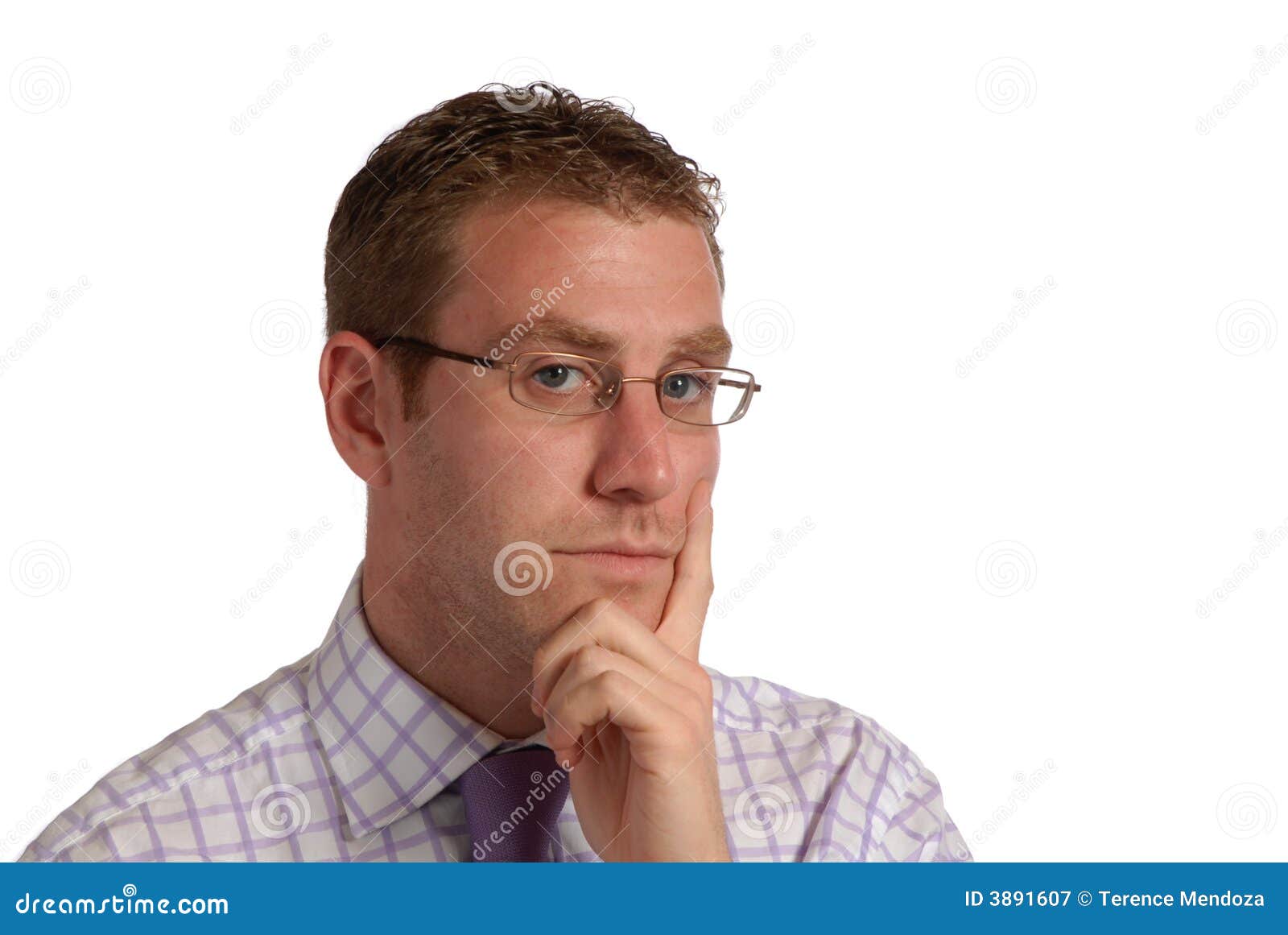 Studious young man stock image. Image of businessman, partner - 3891607
