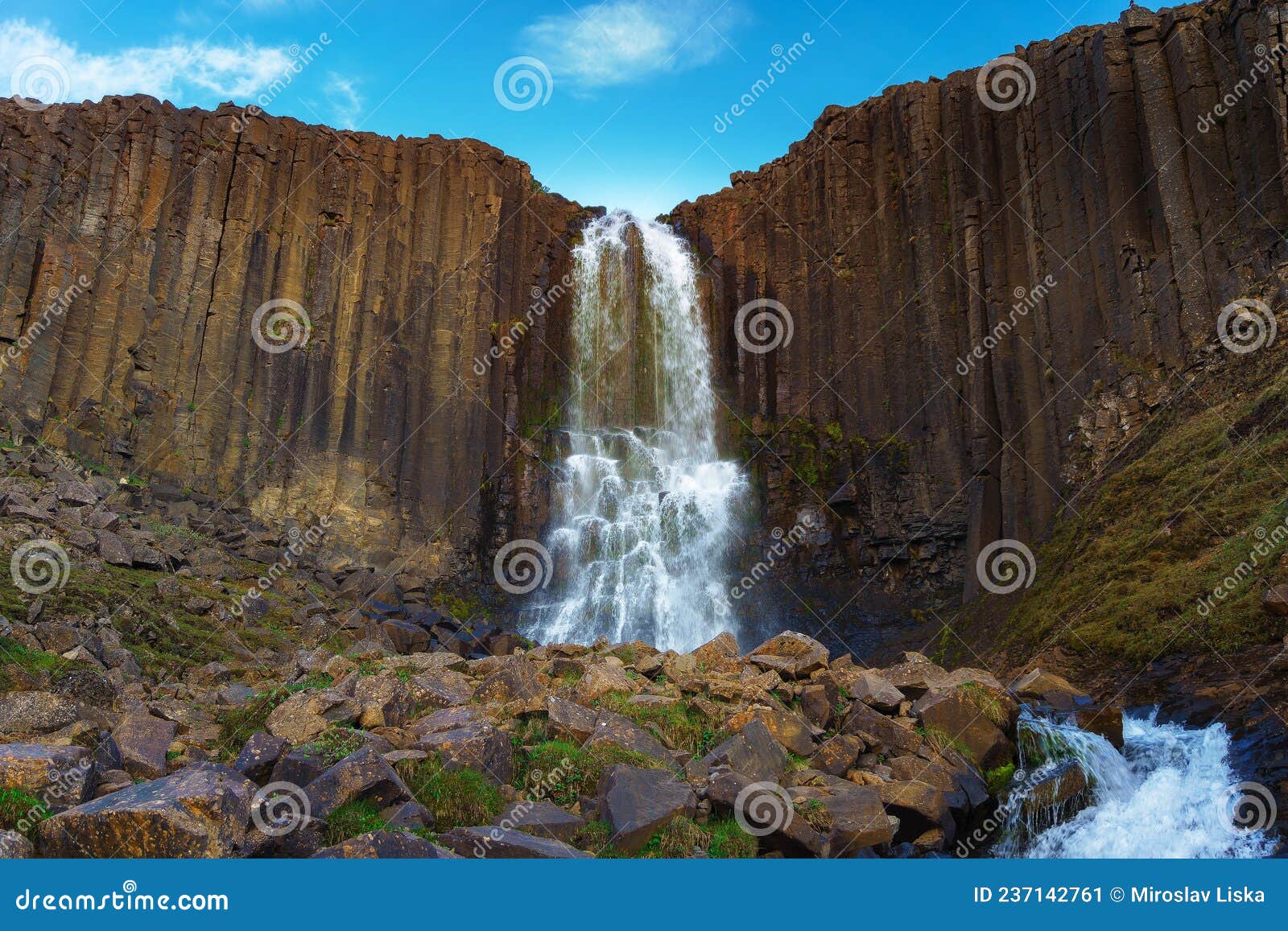 Studlafoss Waterfall in East Iceland Stock Image - Image of waterfall ... Studlafoss Waterfall in East Iceland Stock Image - Image of waterfall ...