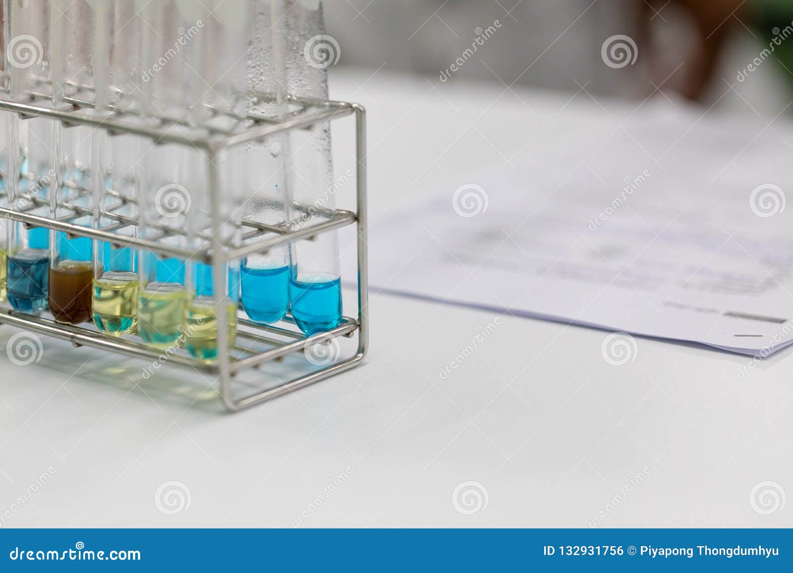 Analysis Chemical Composition in Laboratory. Stock Photo - Image of ...