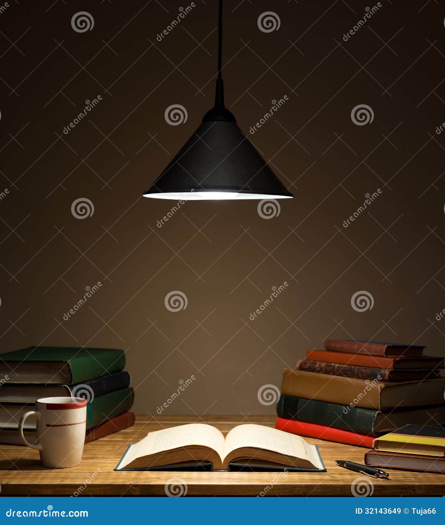 Study stock image. Image of literary, learning, lamp - 32143649