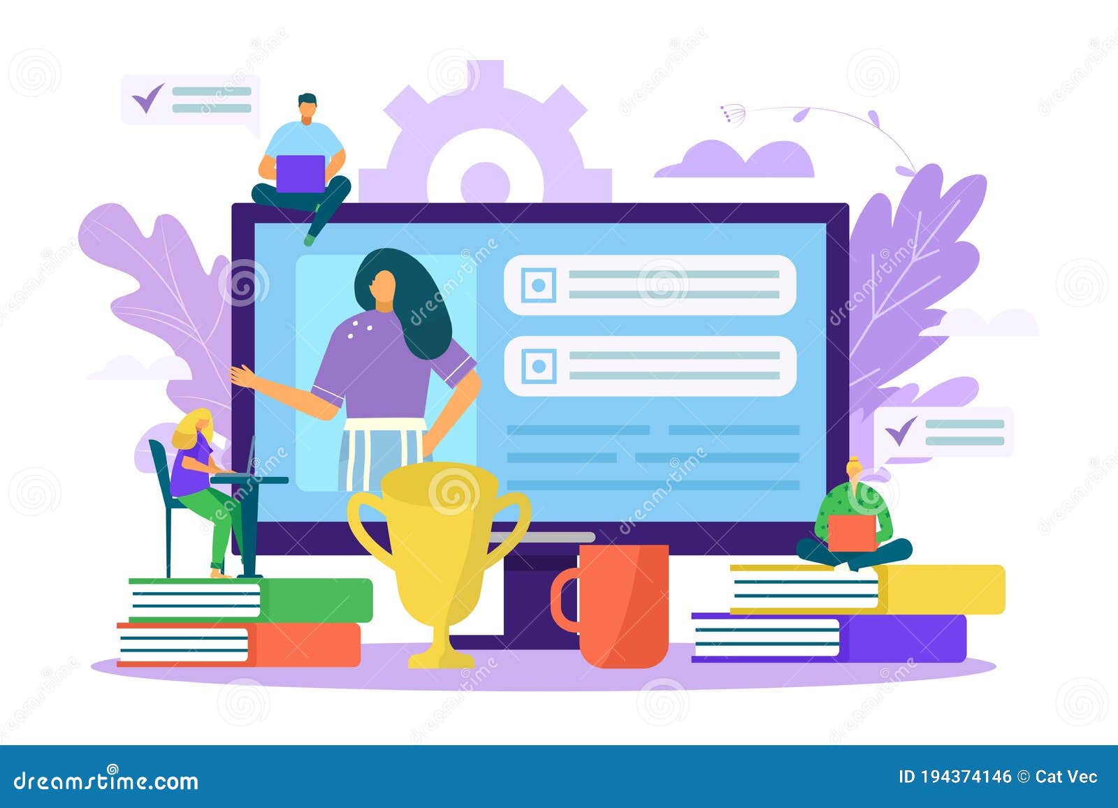 Distance School. Internet Education, Online Training And Course ...