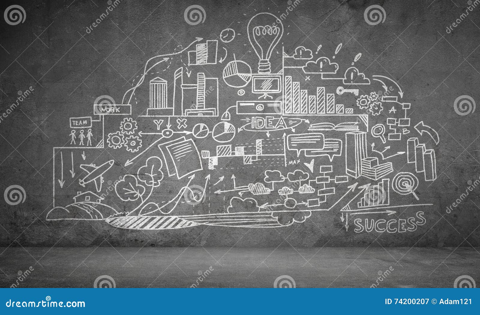 Study business science stock illustration. Illustration of background ...
