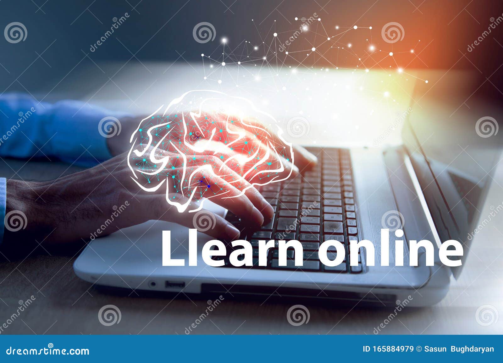 Study in Computer .education on the Internet Stock Image - Image of ...