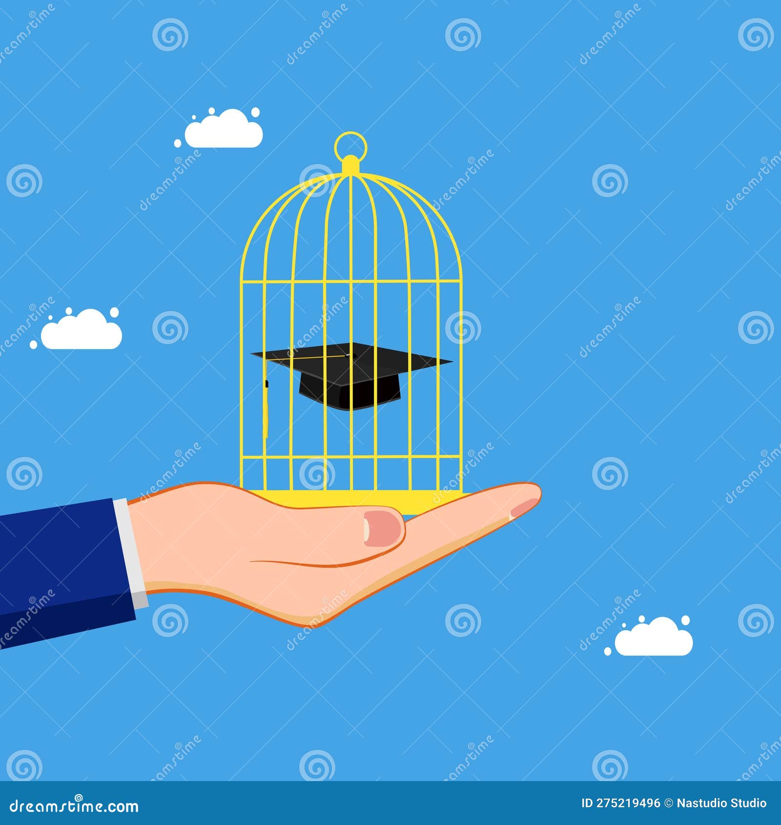 Study Control. Restrict or Lock the Graduation Cap in the Birdcage ...