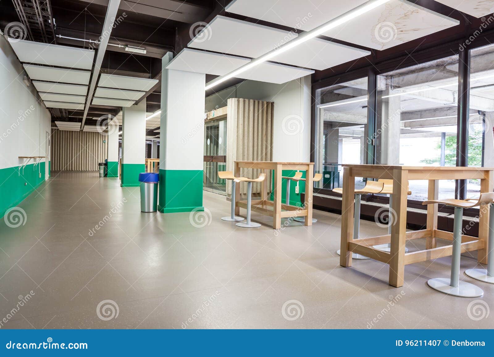Study Corridor on the Window Stock Image - Image of education, corridor ...