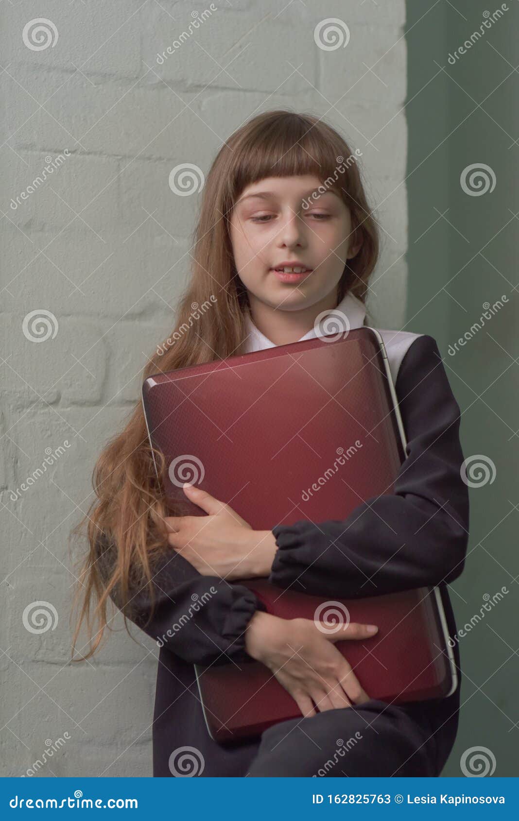 Study Digital Technologies.Child Carry Laptop for Lesson. Digital ...