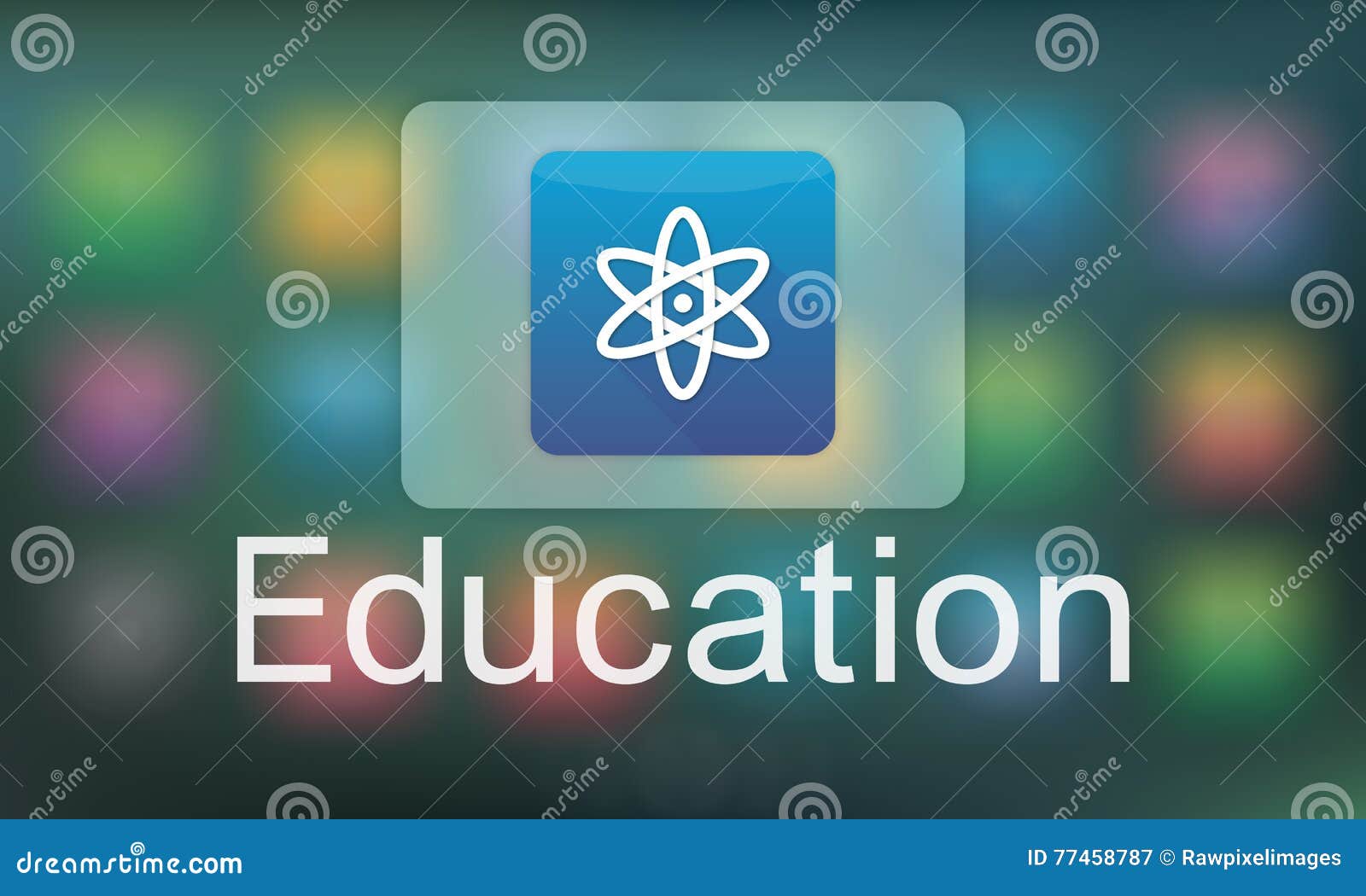 Study Education E-Learning Application Icon Graphic Concept Stock Image ...