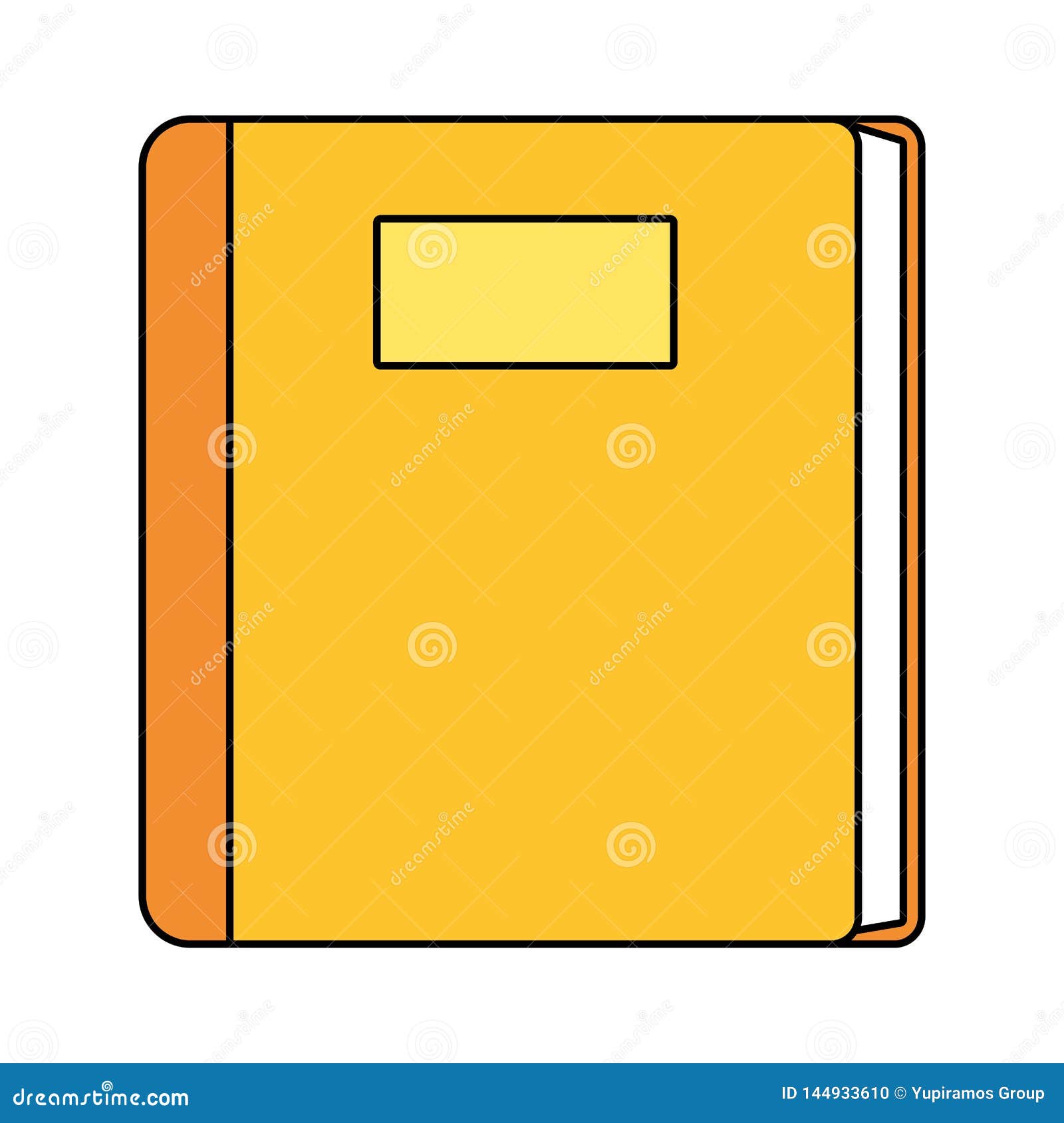 Study element cartoon stock vector. Illustration of college - 144933610