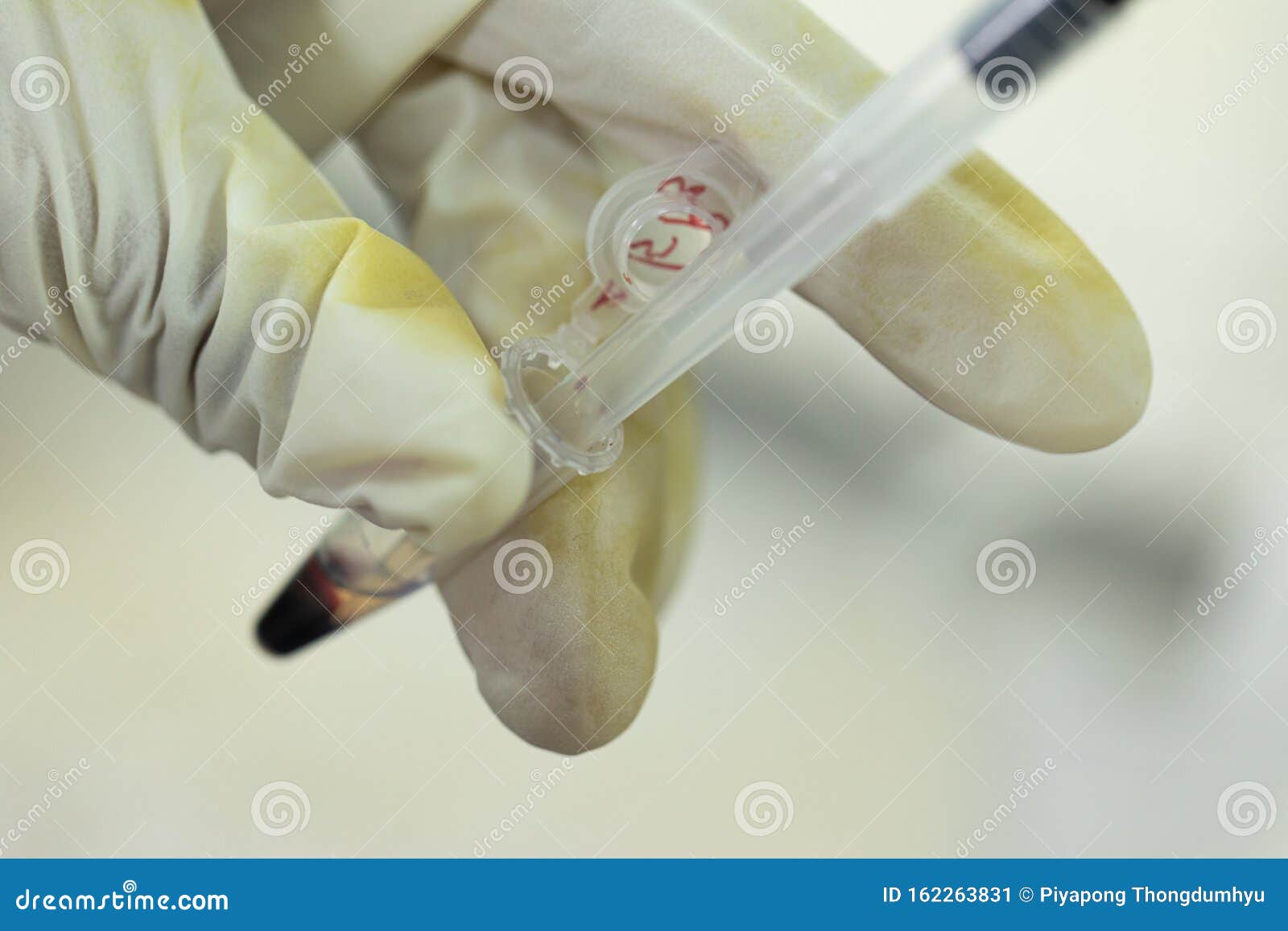 Study of Fish Blood Composition. Stock Image - Image of biochemistry ...