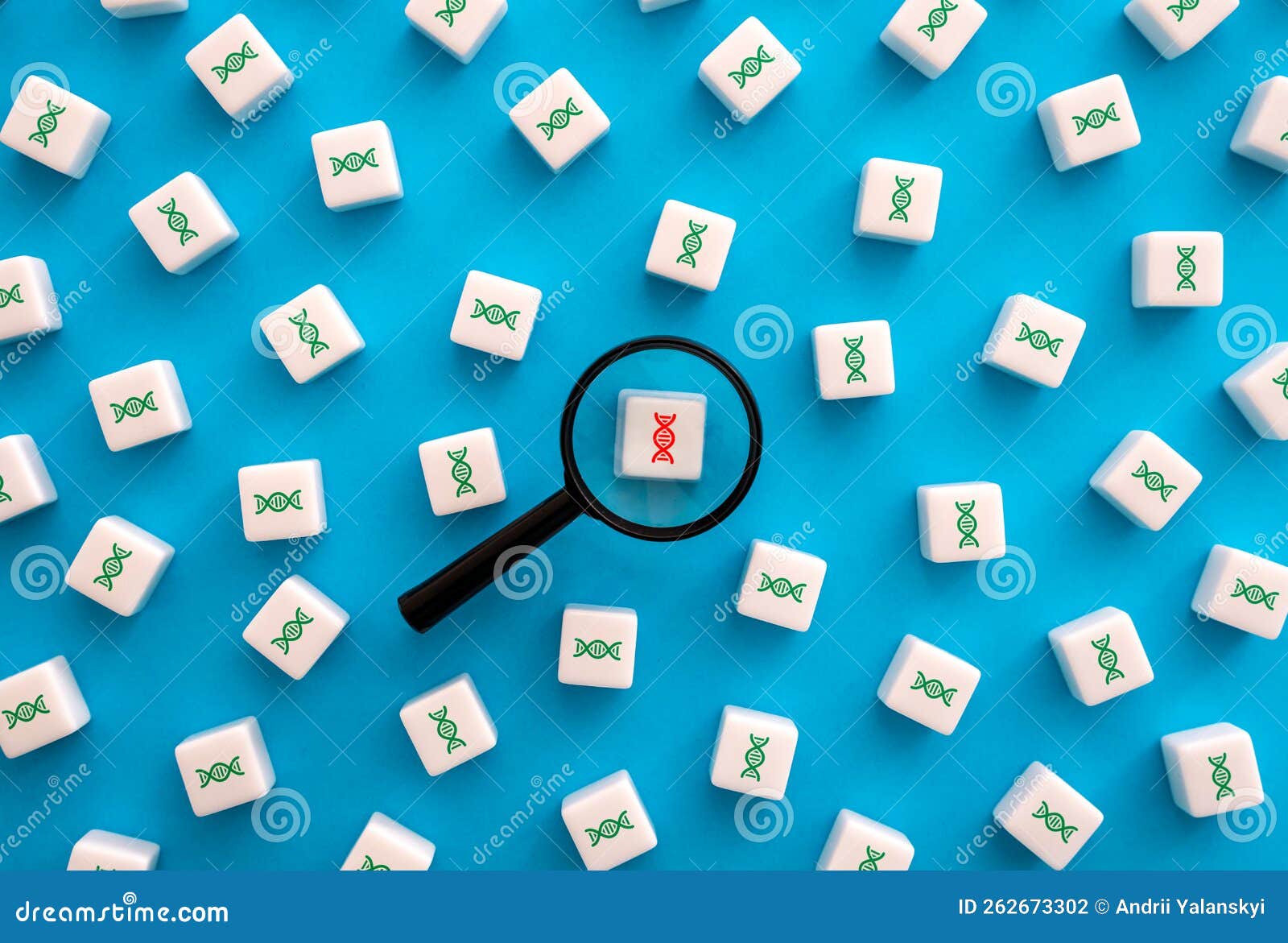 Study Of Genome, Identification Of Mutations Abnormalities. Royalty ...