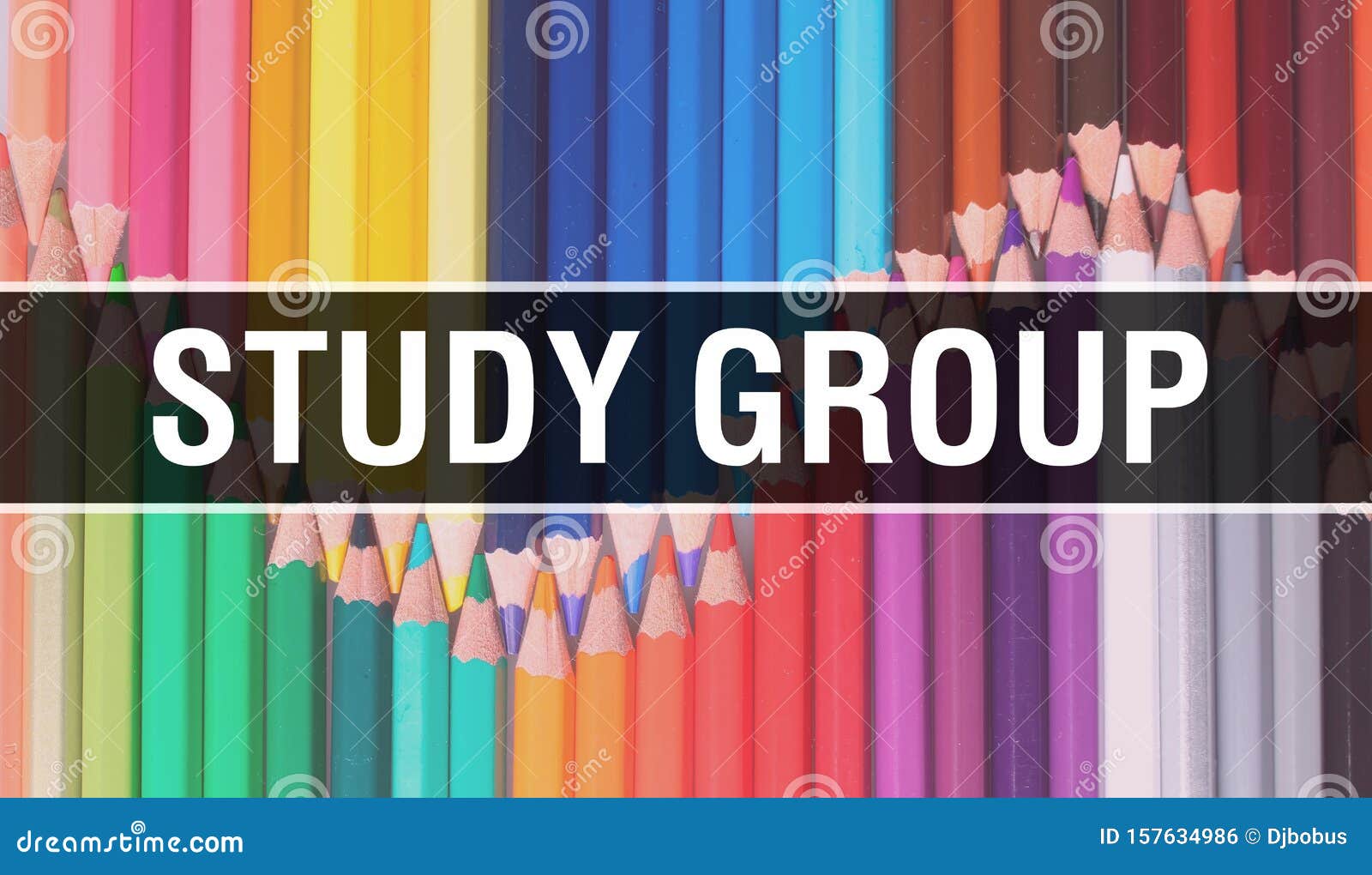 Study Group Concept Illustration on Back To School Banner with ...