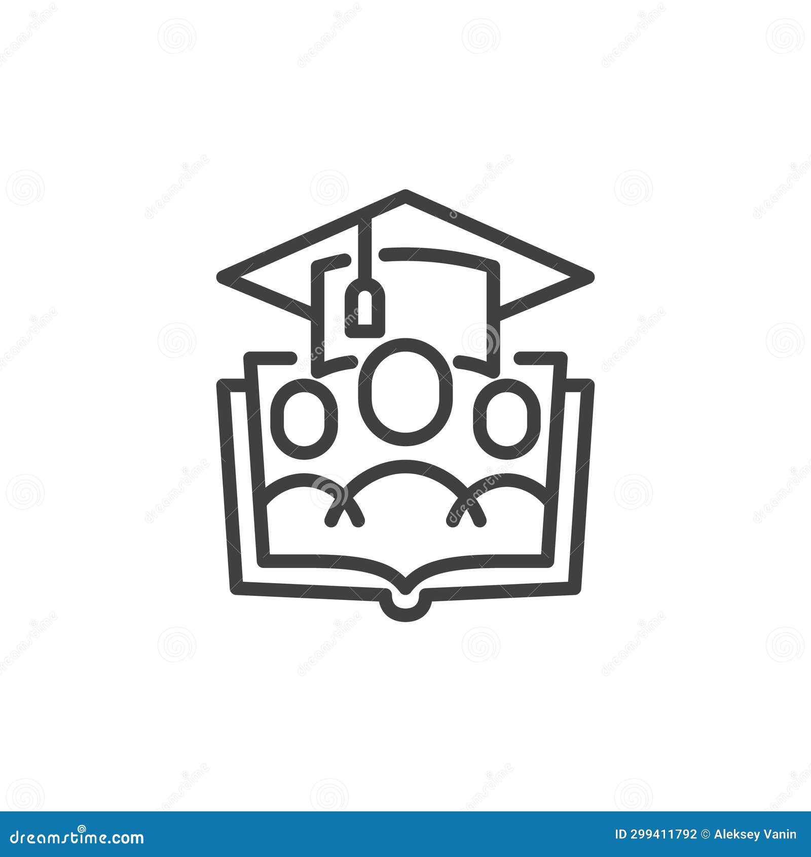 Study Group line icon stock illustration. Illustration of symbol ...
