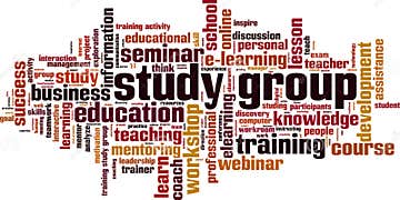 Study group word cloud stock vector. Illustration of career - 278672801