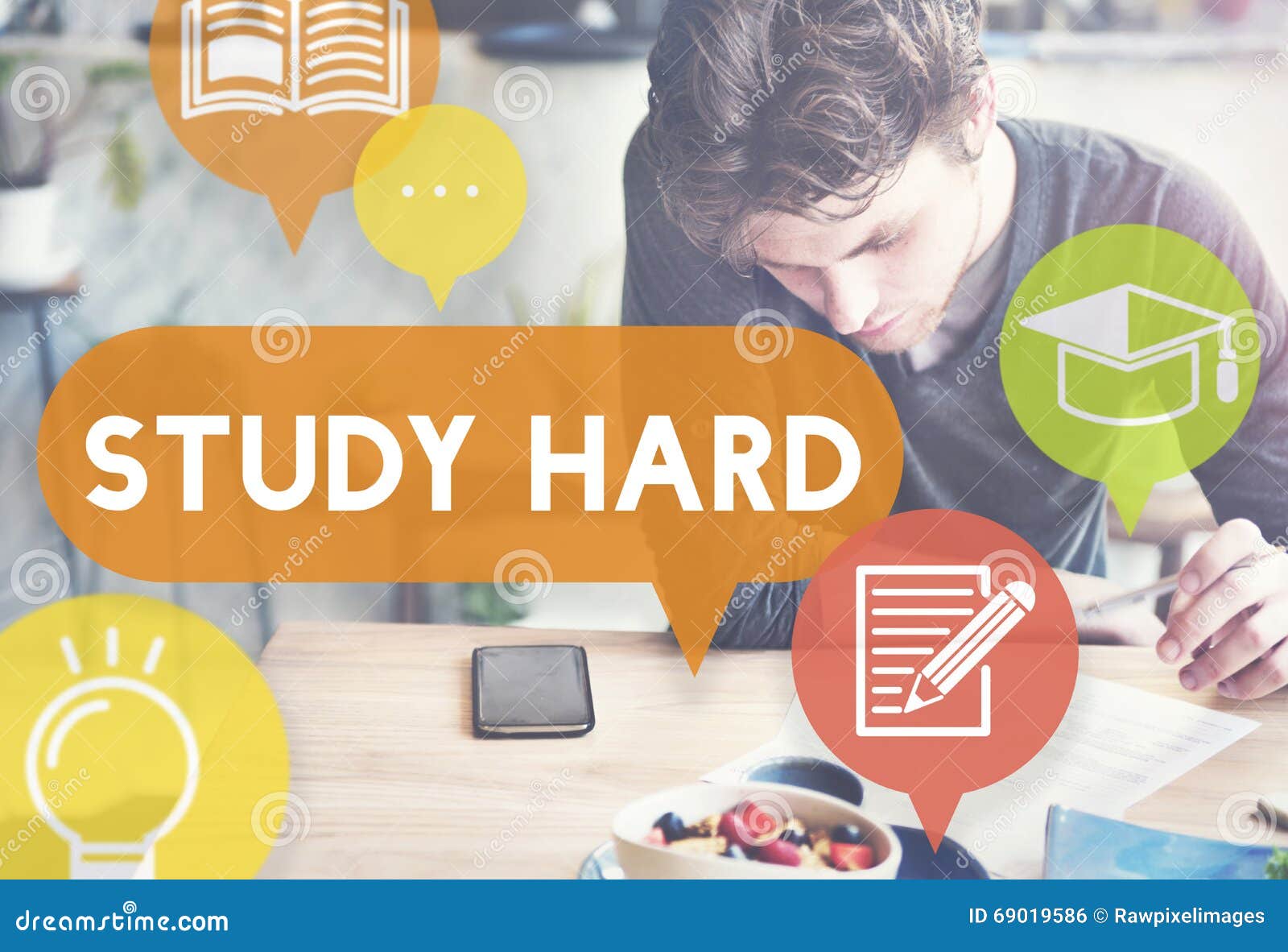 Study Hard Stock Photos - Royalty Free Stock Images