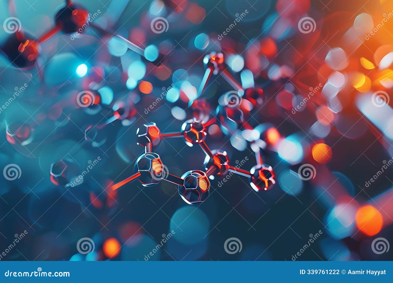 How Various Molecular Shapes Affect Chemical Reactions Stock ...