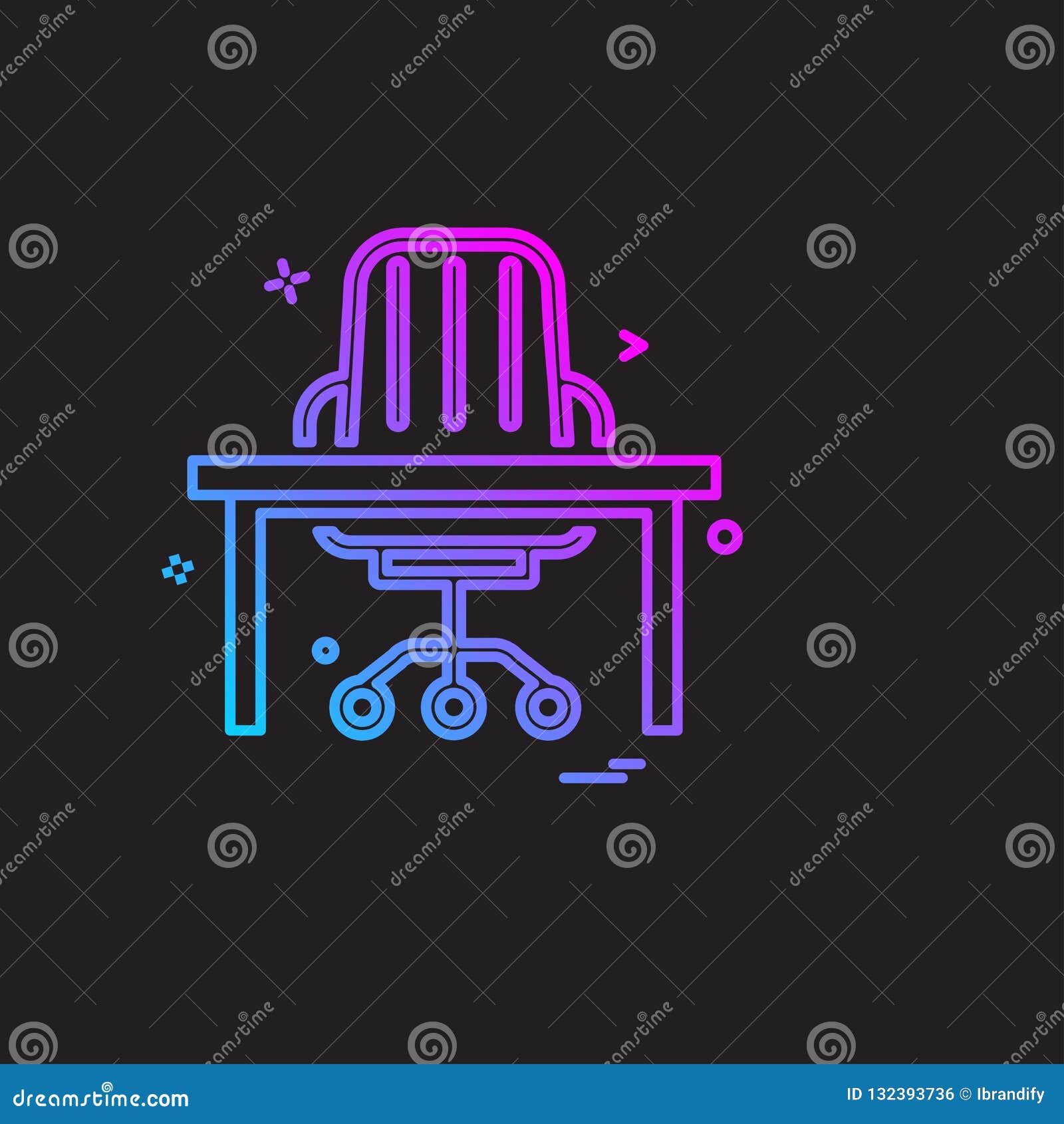 Study icon design vector stock vector. Illustration of idea - 132393736