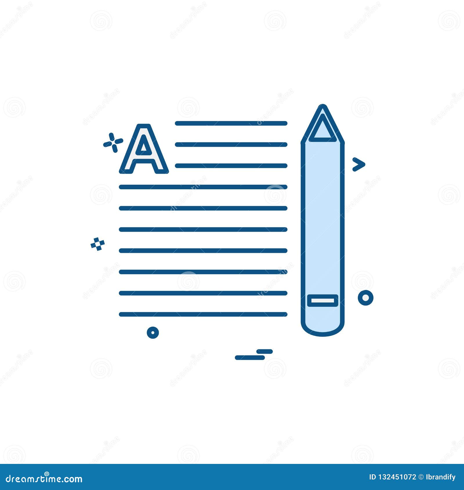 Study icon design vector stock vector. Illustration of education ...