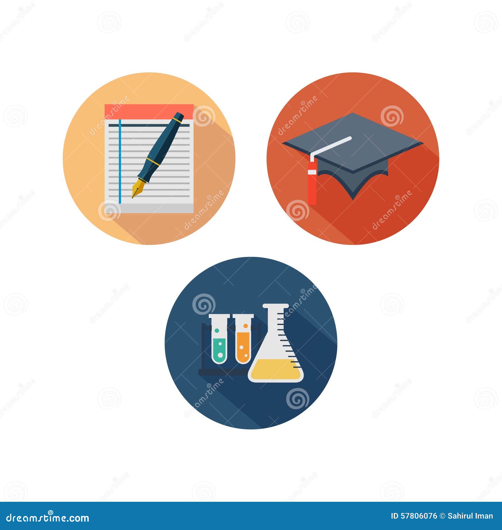 Study Icon Template stock vector. Illustration of paintbrush - 57806076