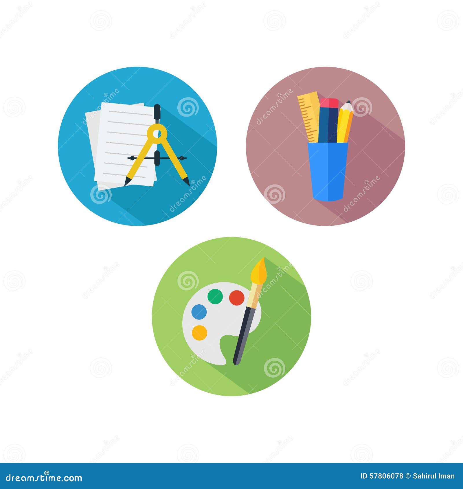 Study Icon Template stock vector. Illustration of business - 57806078