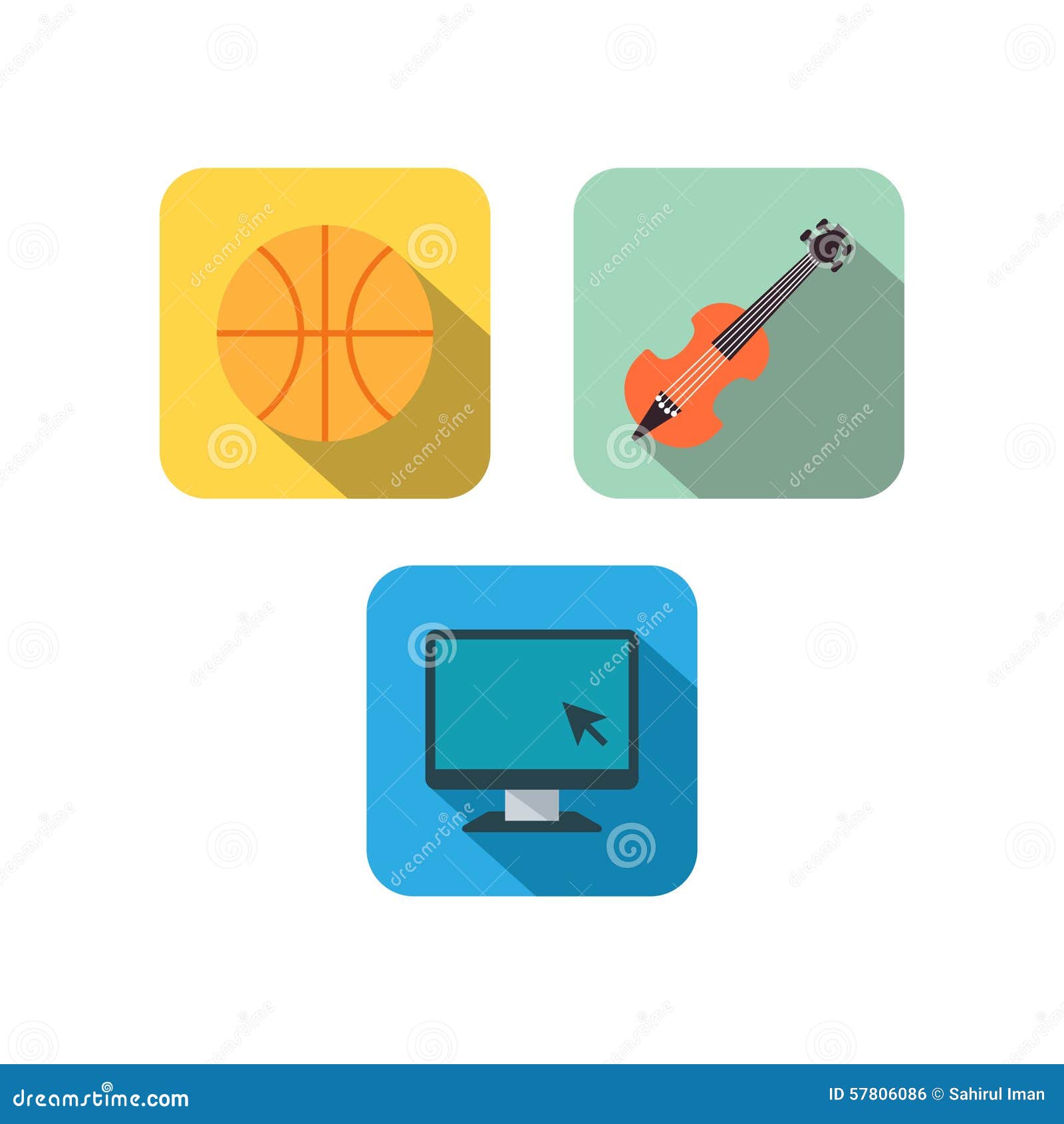 Study Icon Template stock vector. Illustration of pencil - 57806086