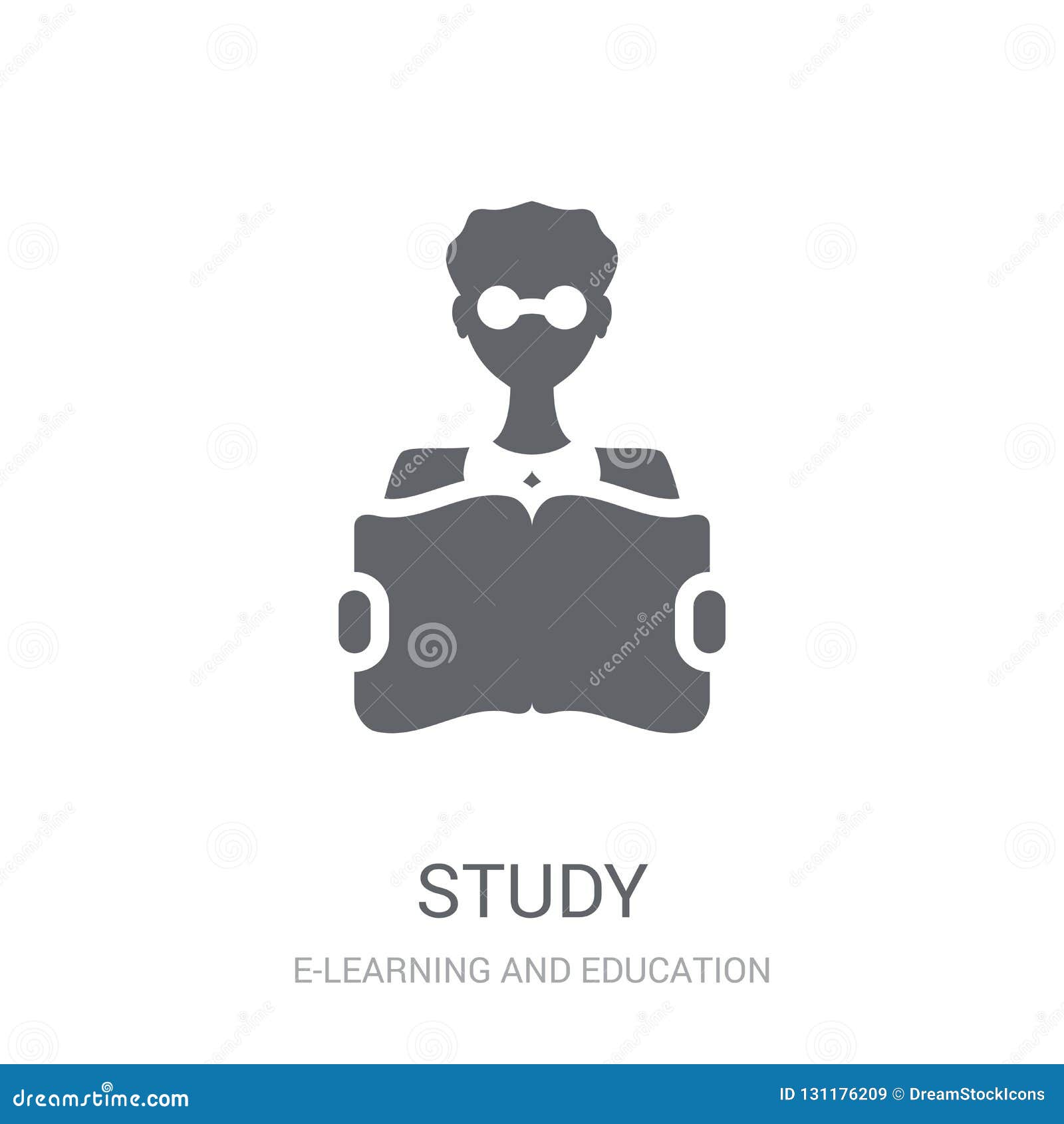 Study Icon. Trendy Study Logo Concept On White Background From E ...