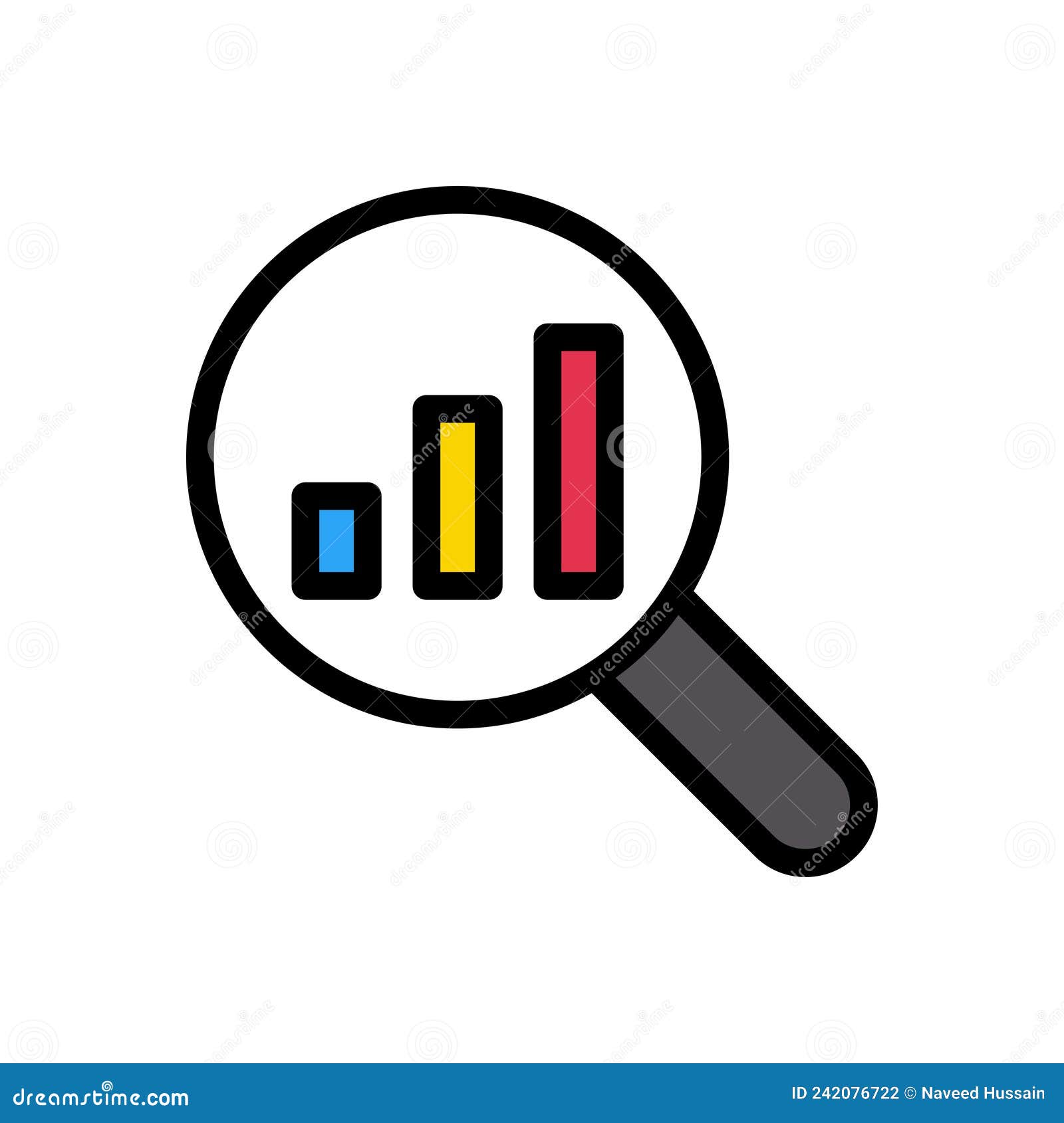 Study Vector Color Line Icon Stock Vector - Illustration of glass ...