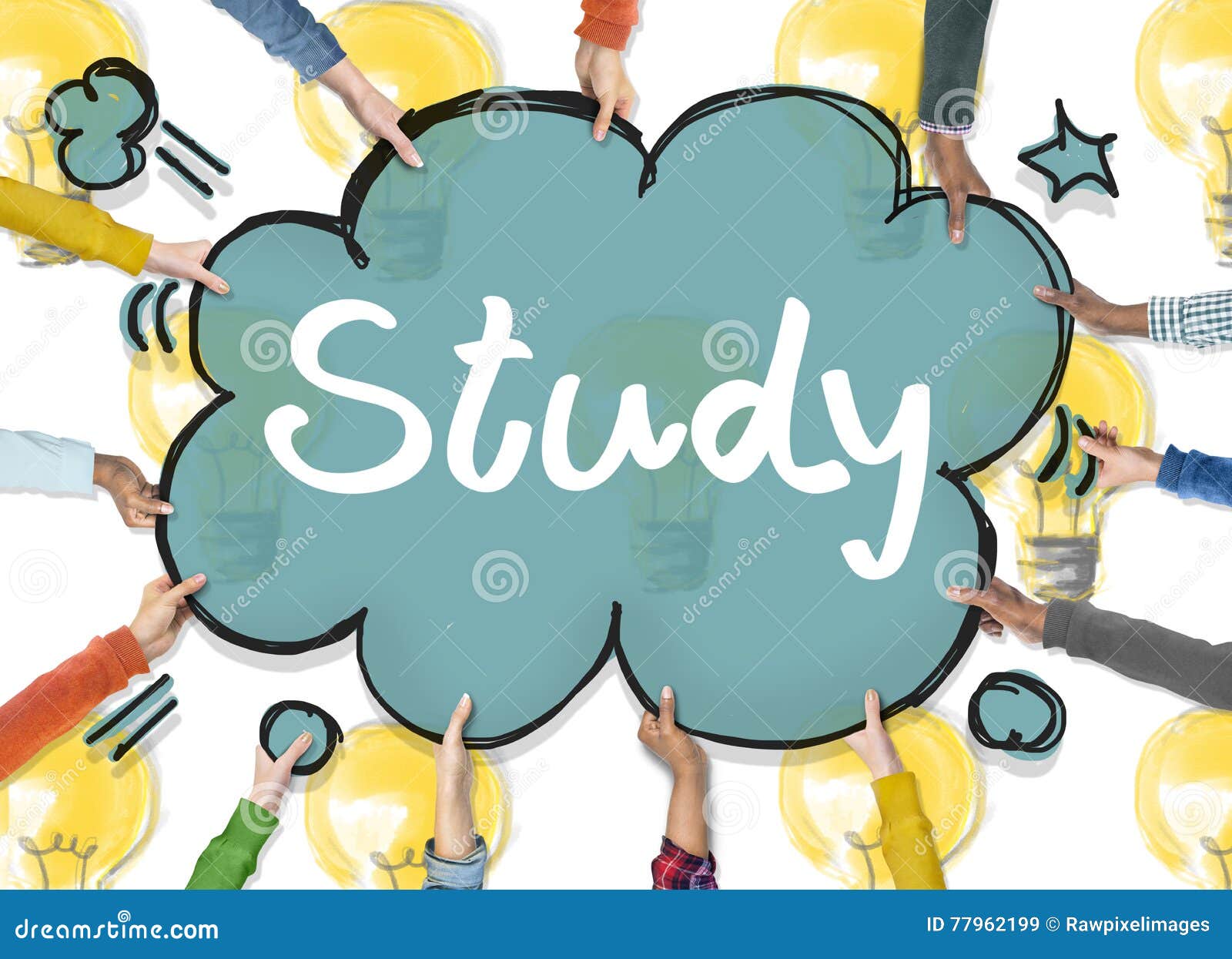 Study Knowledge Development Education Ideas Concept Stock Illustration ...