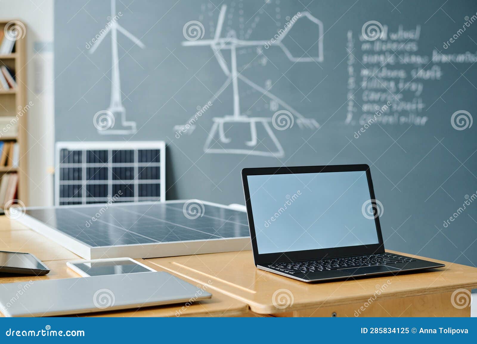 Study with Laptop at School Stock Image - Image of learn, knowledge ...