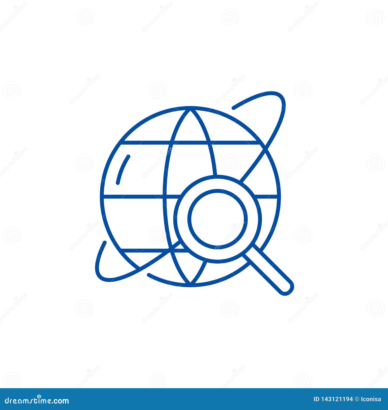 Study Line Icon Concept. Study Flat Vector Symbol, Sign, Outline ...