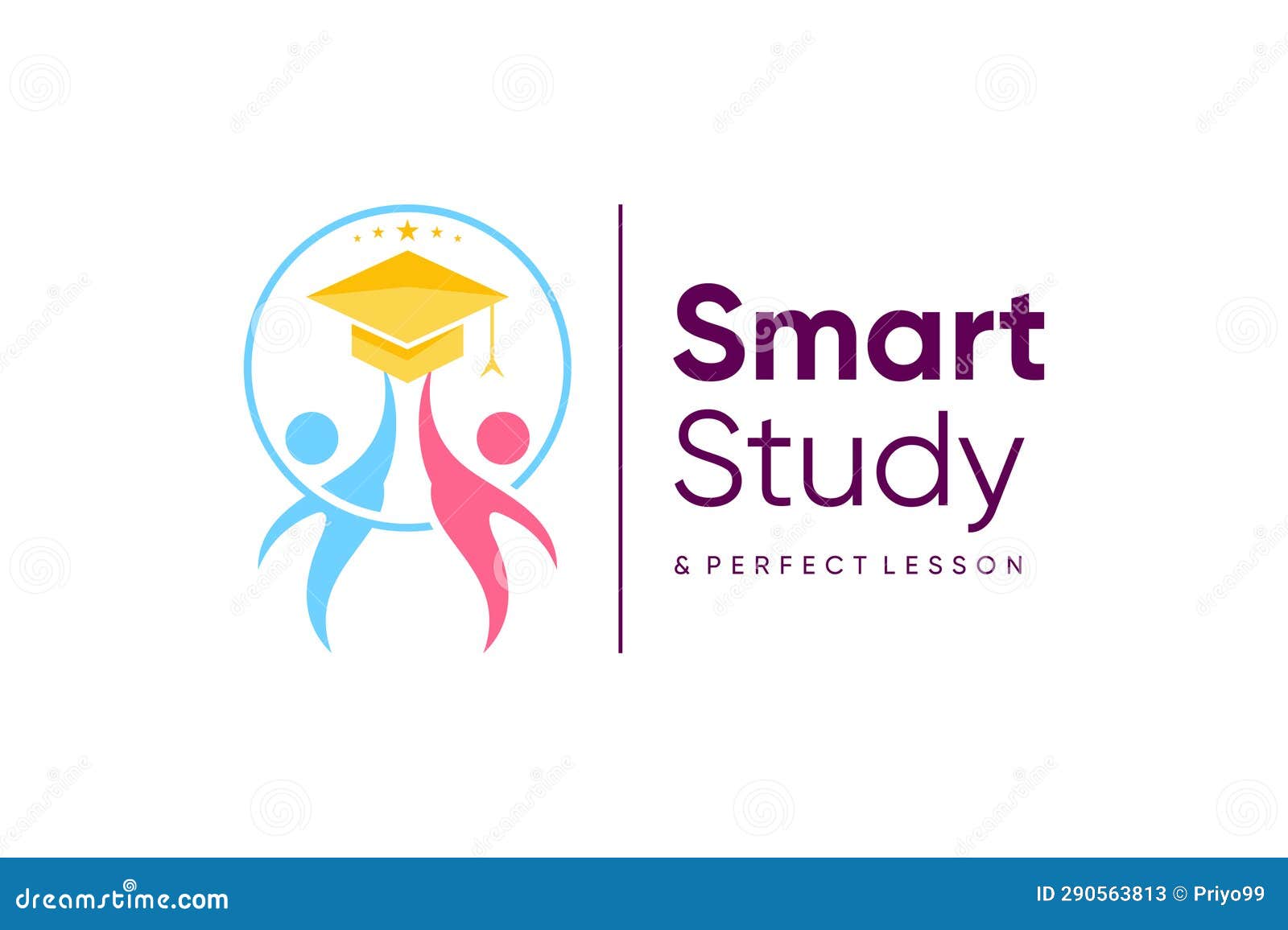 Study Logo Design Element Vector with Creative Modern Concept Stock ...