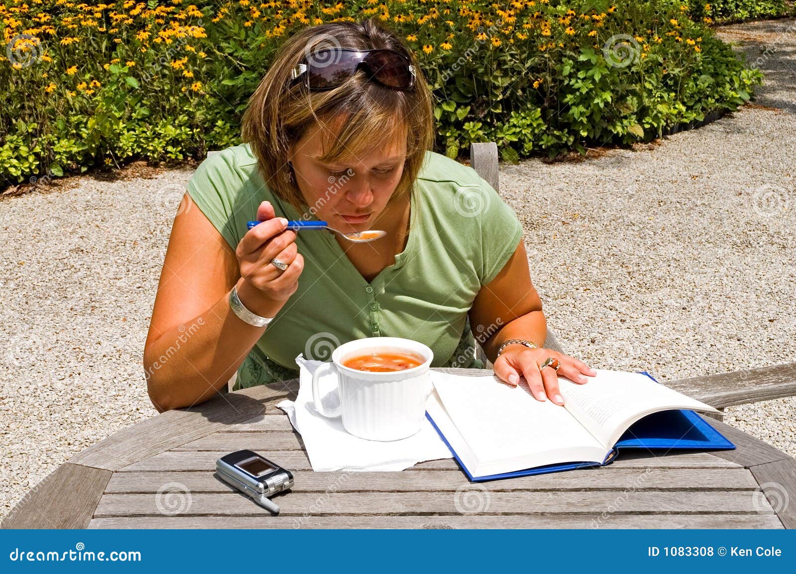 Study Lunch Outdoors - 5 stock photo. Image of concentrate - 1083308