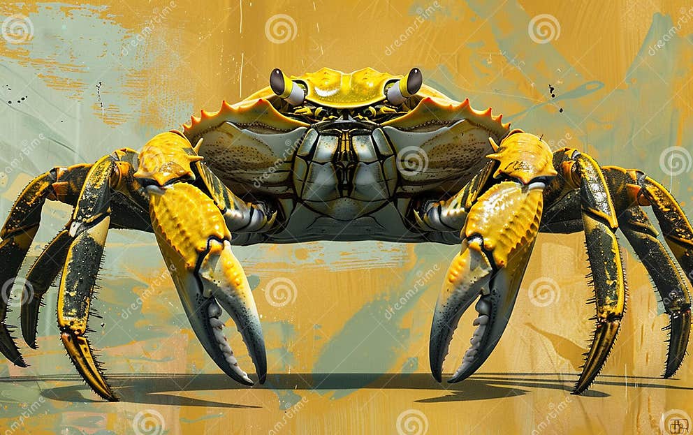 A Study in Marine Crustacean Diversity -Generative Ai Stock Photo ...