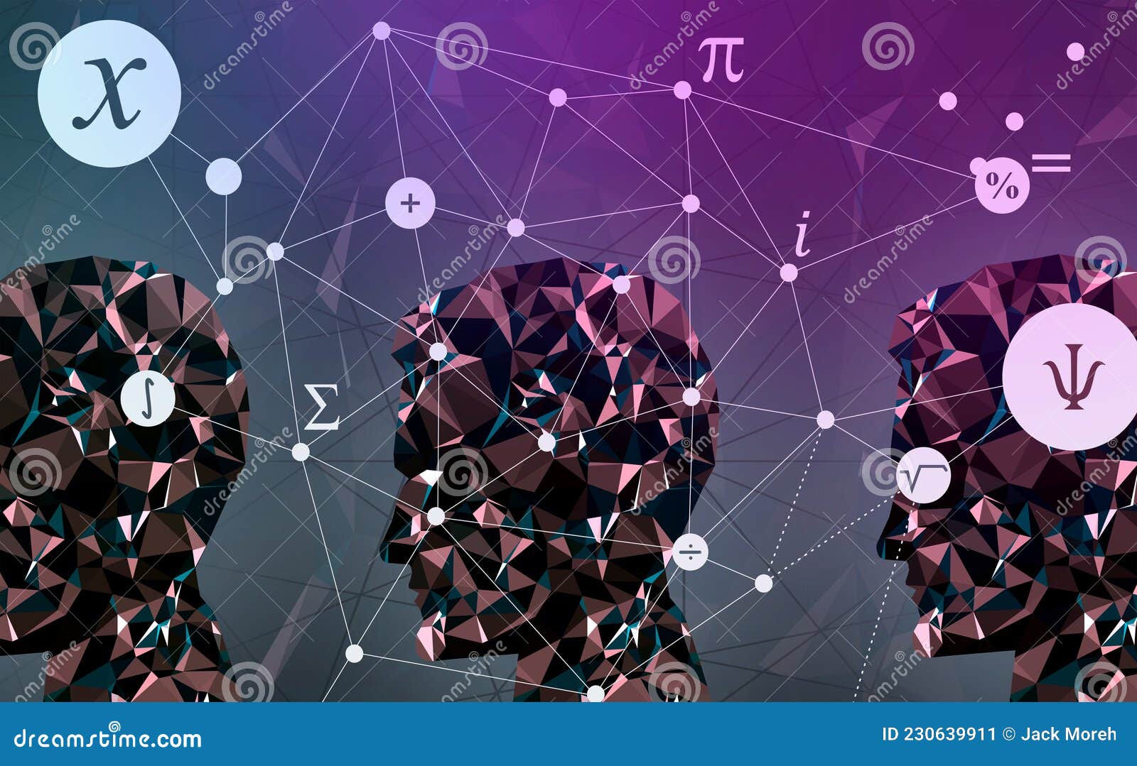 Study of Maths and Abstraction - Concept Stock Image - Image of ...