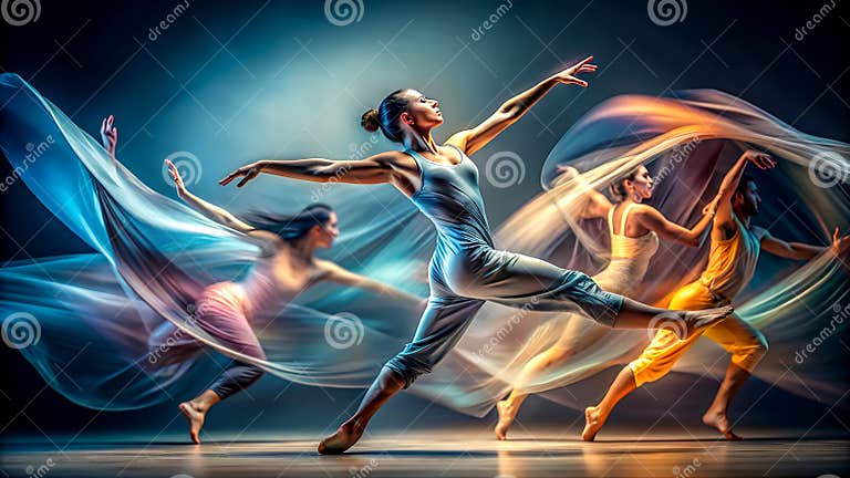 A Study in Movement: a Composition of Abstract Shapes in Motion ...